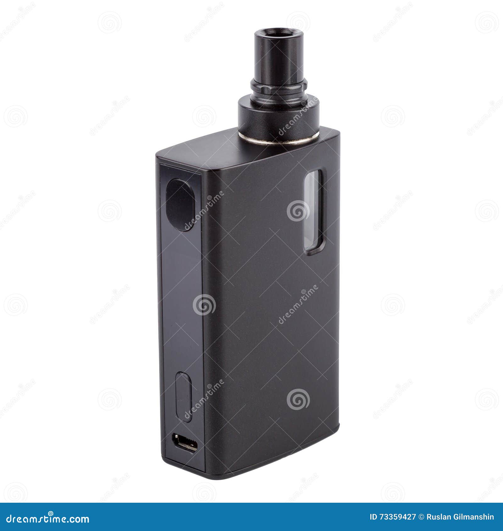 E-cigarette or Vaping Device Isolated on White Stock Image - Image of ...