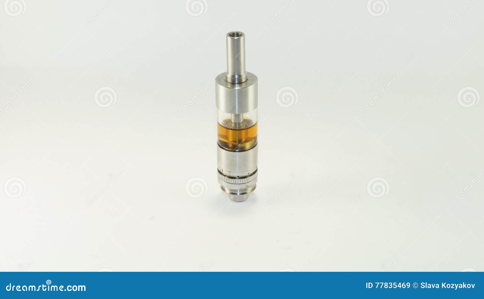 E-cigarette or Vaping Device on White Stock Image - Image of device ...