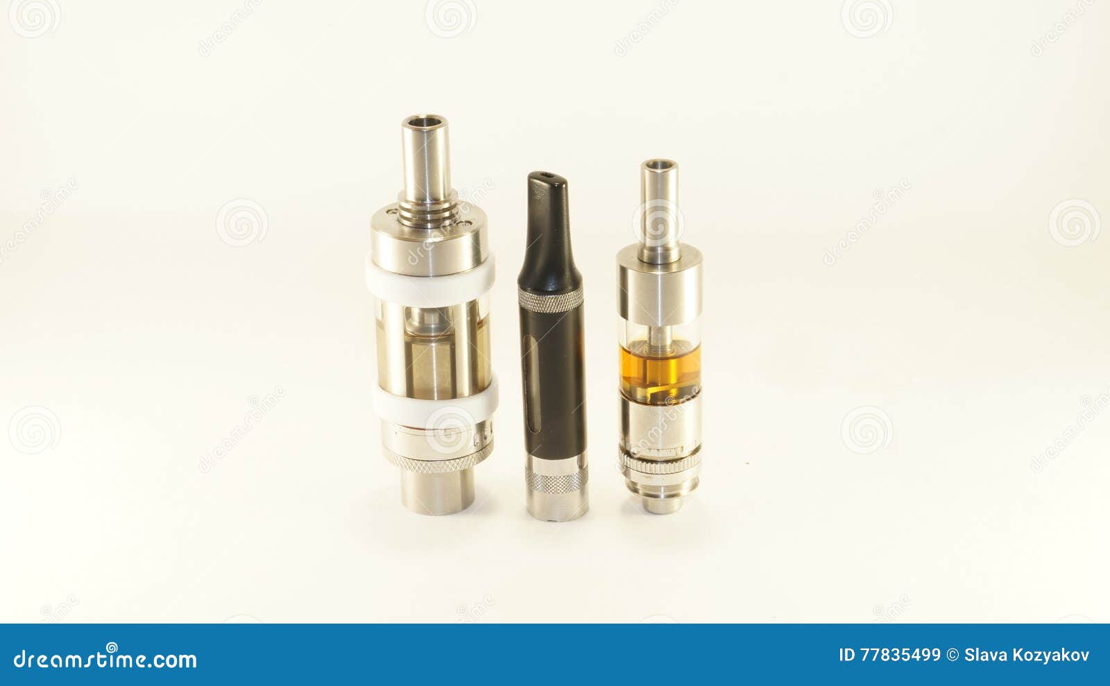 E-cigarette or Vaping Device on White_11 Stock Image - Image of ...