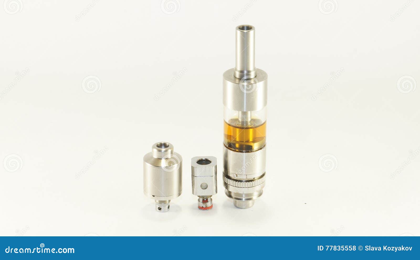 E-cigarette or Vaping Device on White_5 Stock Photo - Image of personal ...