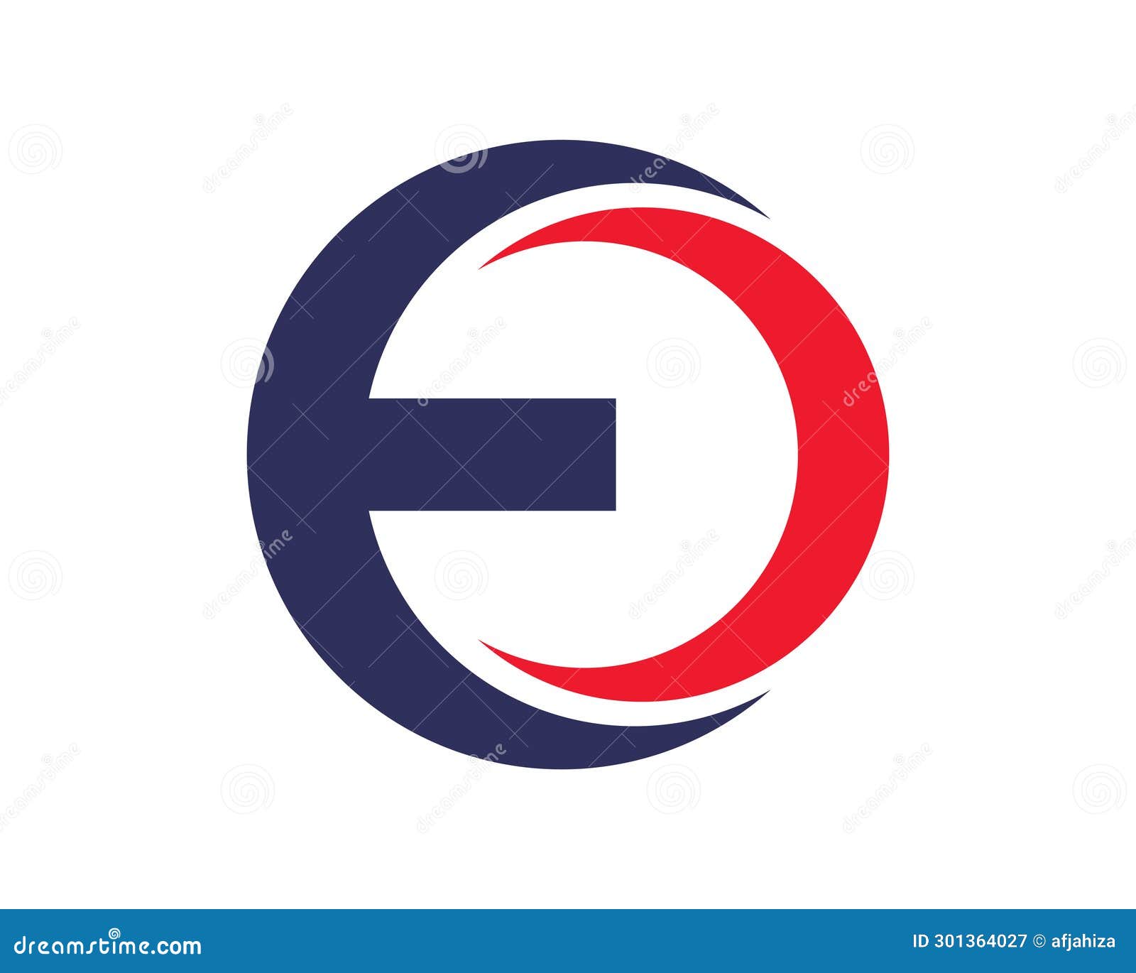 E Circle Logo Icon Template Stock Illustration - Illustration of ...