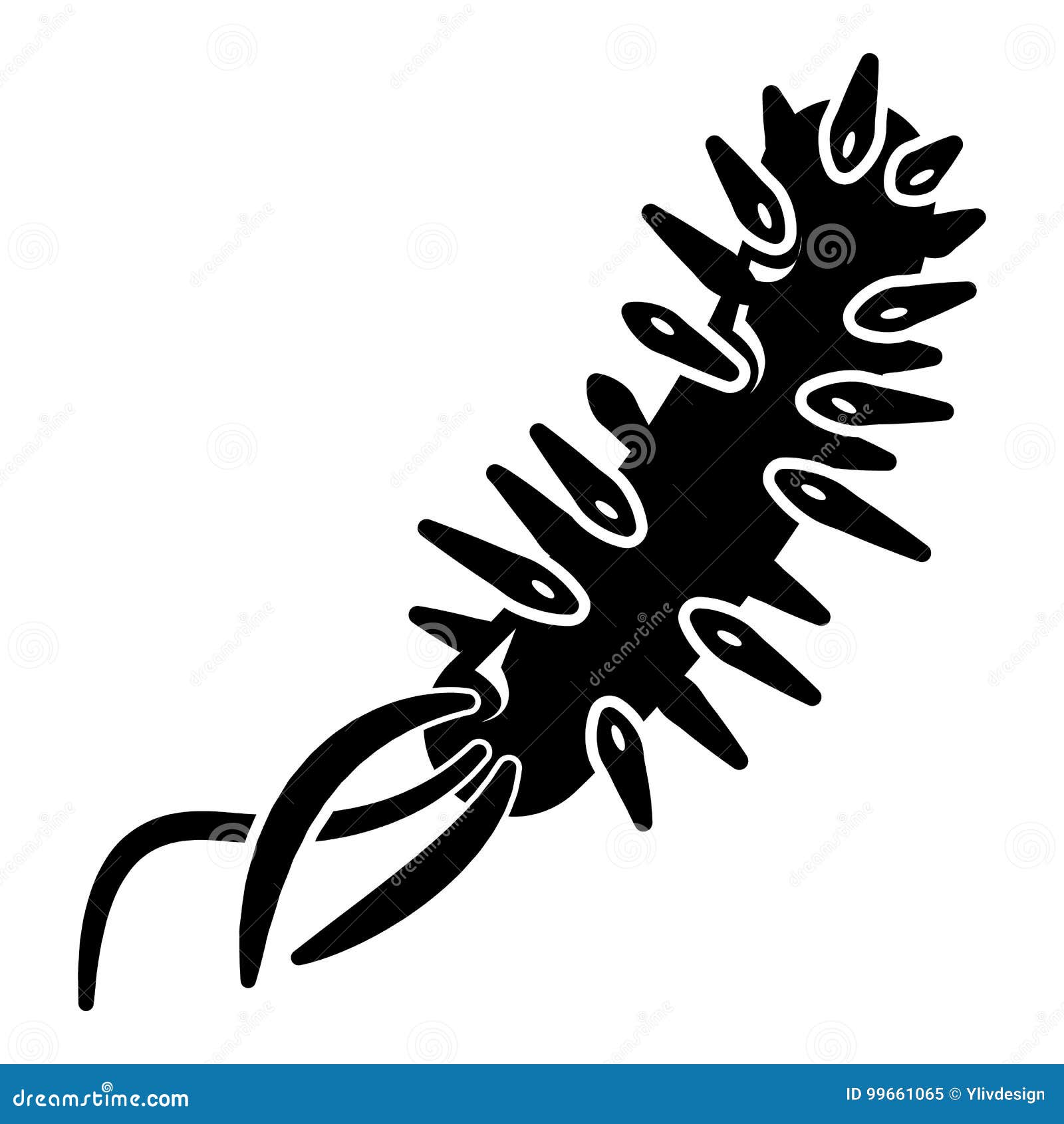 E Coli Bacteria Icon , Simple Style Stock Vector - Illustration of aids ...