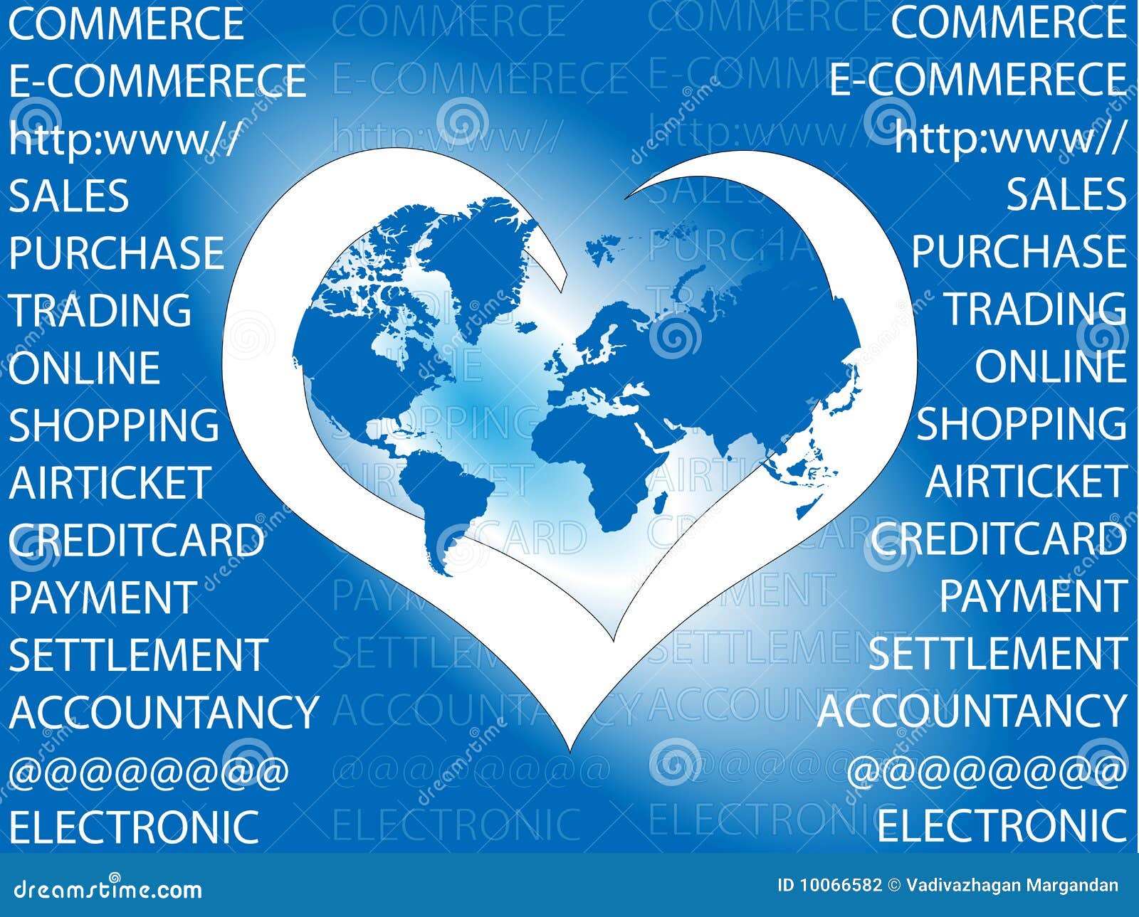 E-commerce World Map Stock Image | CartoonDealer.com #632017