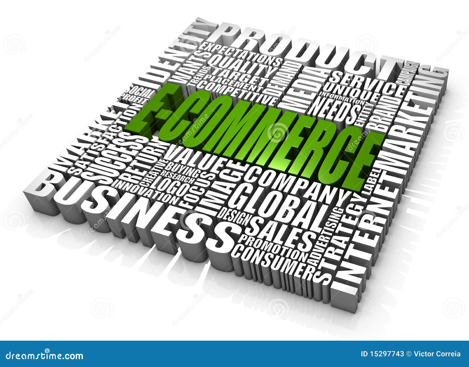 E-commerce stock illustration. Illustration of advertising - 15297743