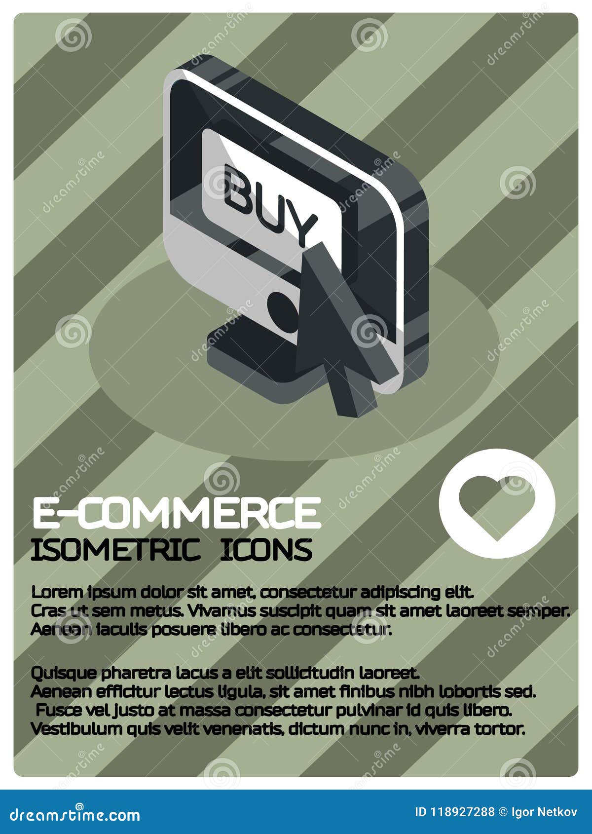 E-commerce Color Isometric Poster Stock Vector - Illustration of ...