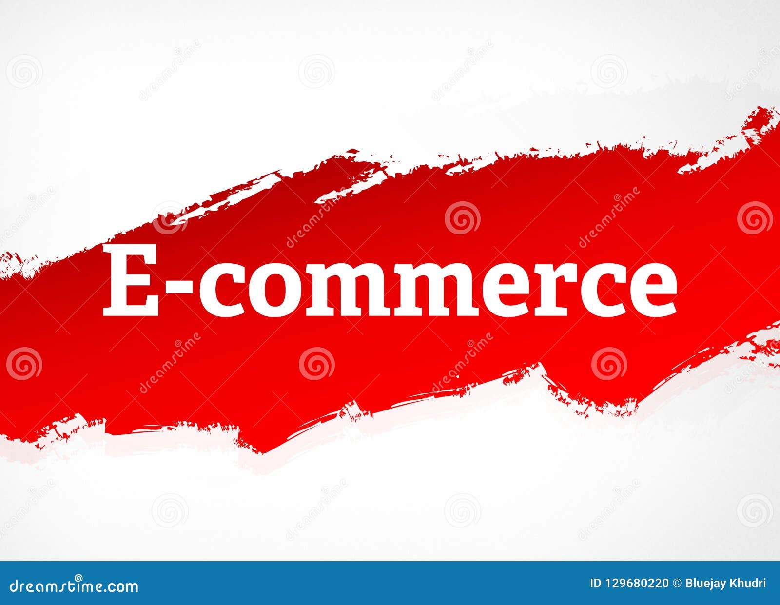 E-commerce Red Brush Abstract Background Illustration Stock ...