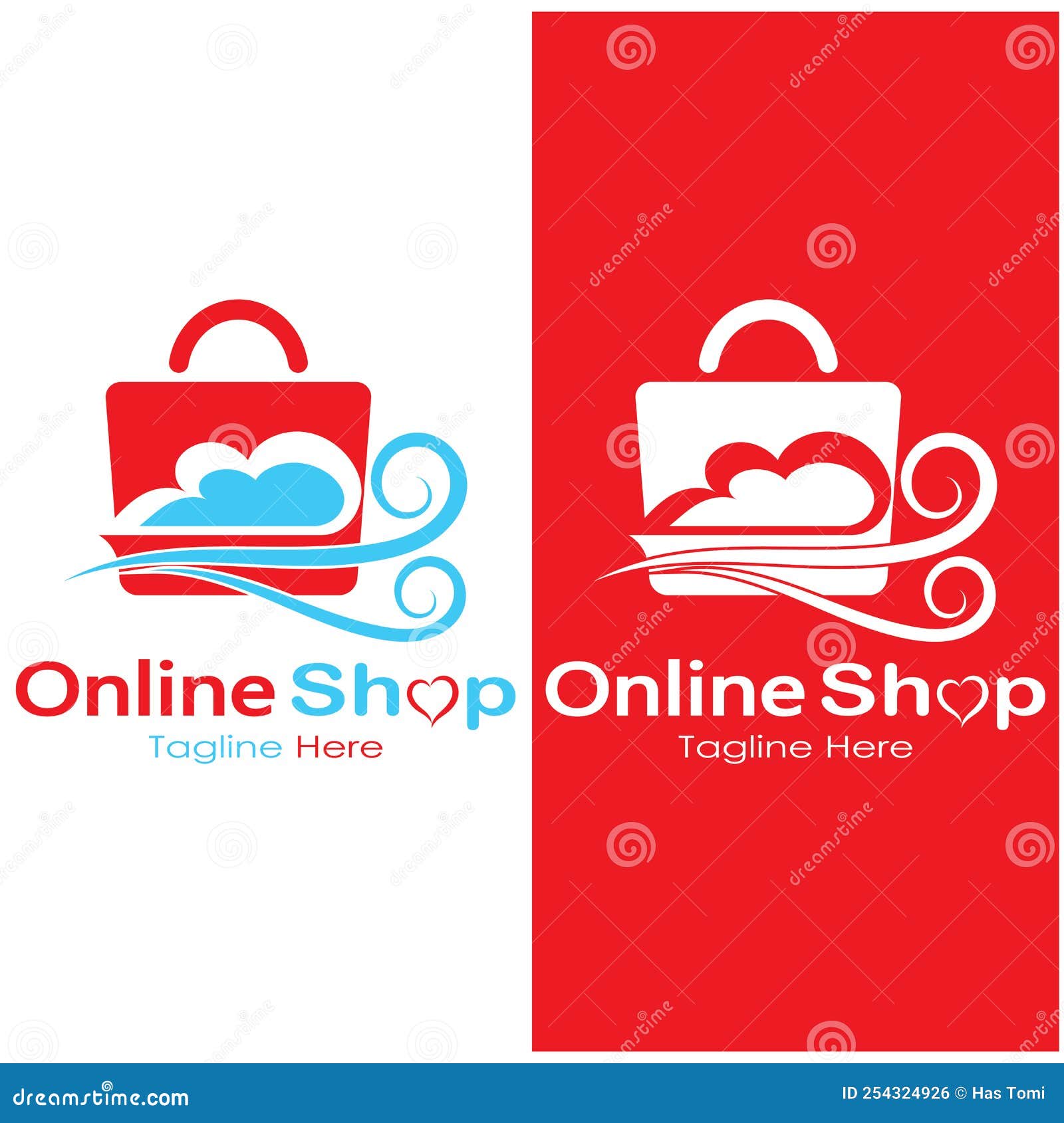 E-commerce Logo and Online Shop Logo Design with Modern Concept Stock ...