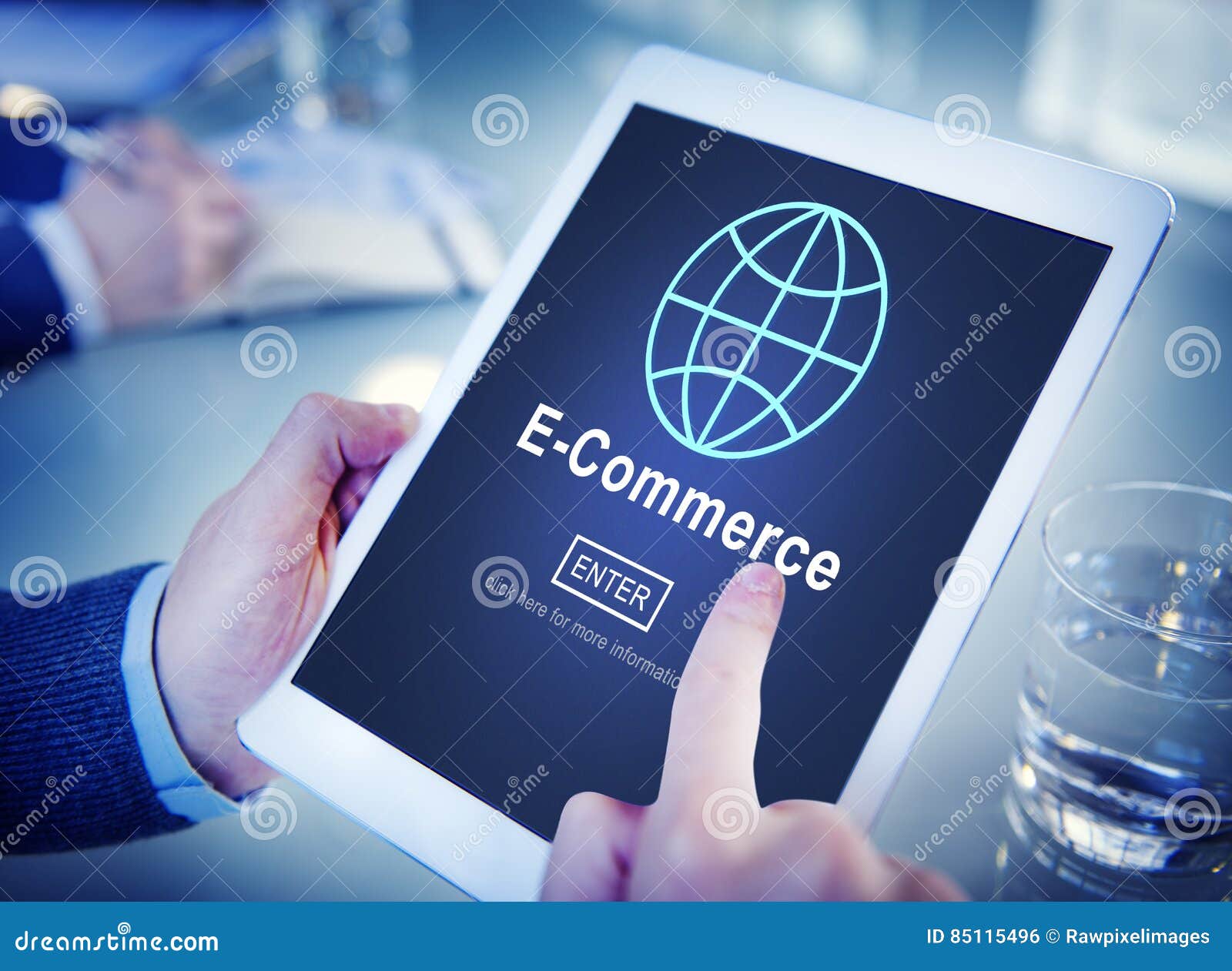 E-Commerce Marketing Online Technology World Concept Stock Photo ...