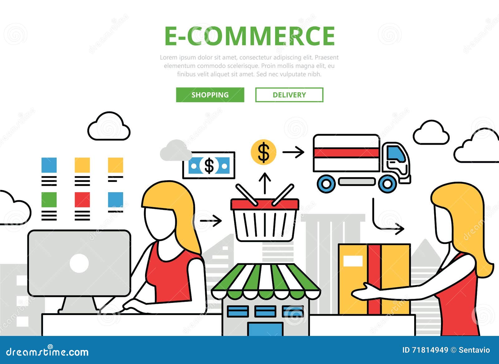 Commerce Art Stock Illustrations – 72,421 Commerce Art Stock ...