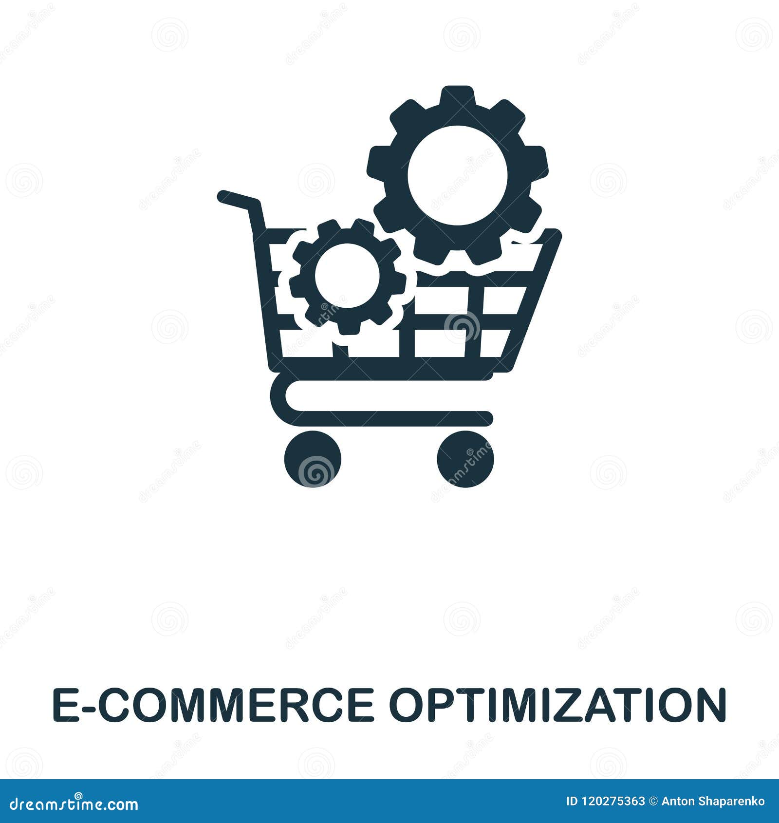 E Commerce Optimization Icon Line Style Icon Design Ui Illustration