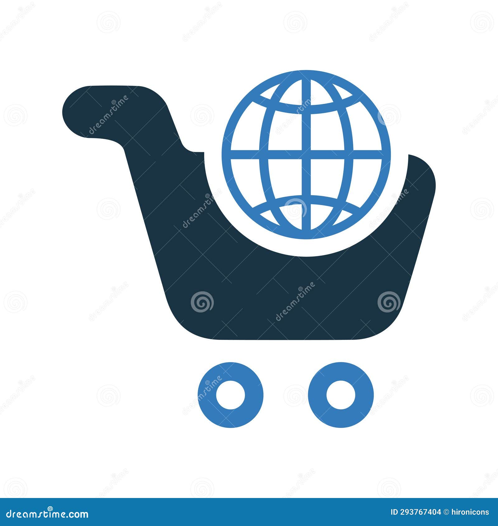 E-commerce Shopping Cart Icon Stock Illustration - Illustration of ...