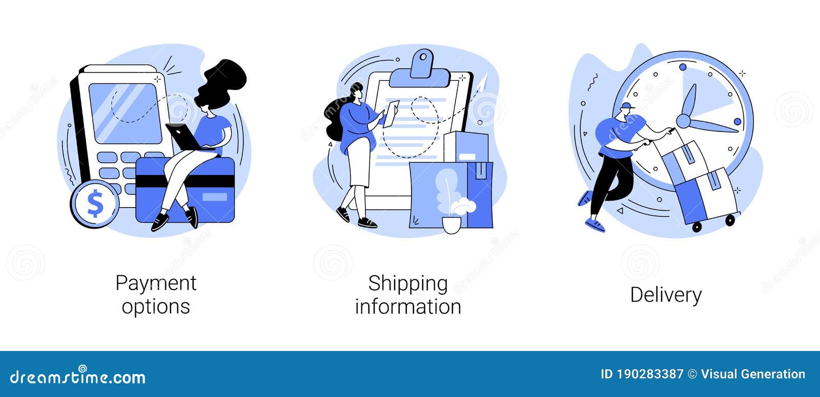 E-commerce Website Order Processing Abstract Concept Vector ...