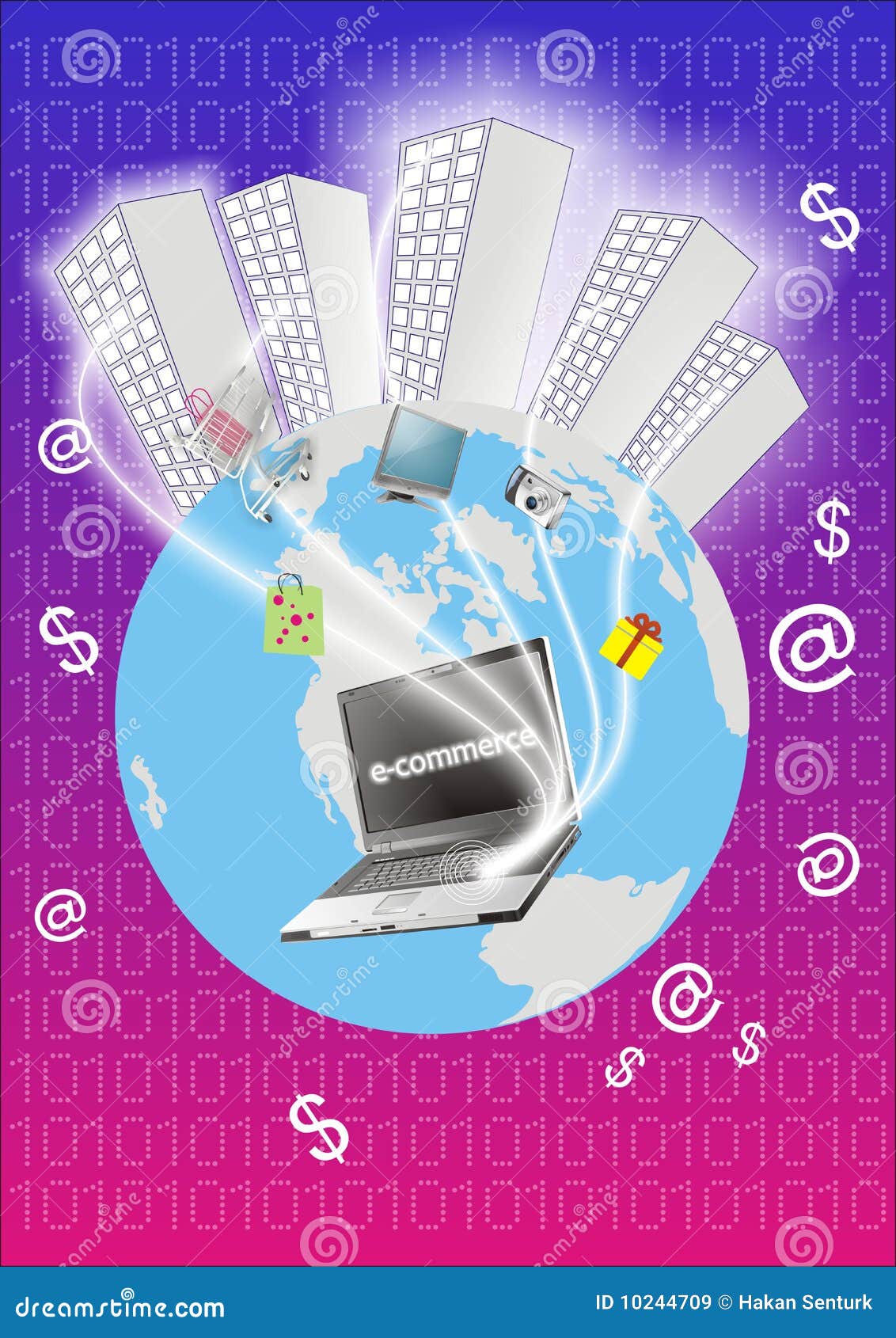 E-commerce World Map Stock Image | CartoonDealer.com #632017