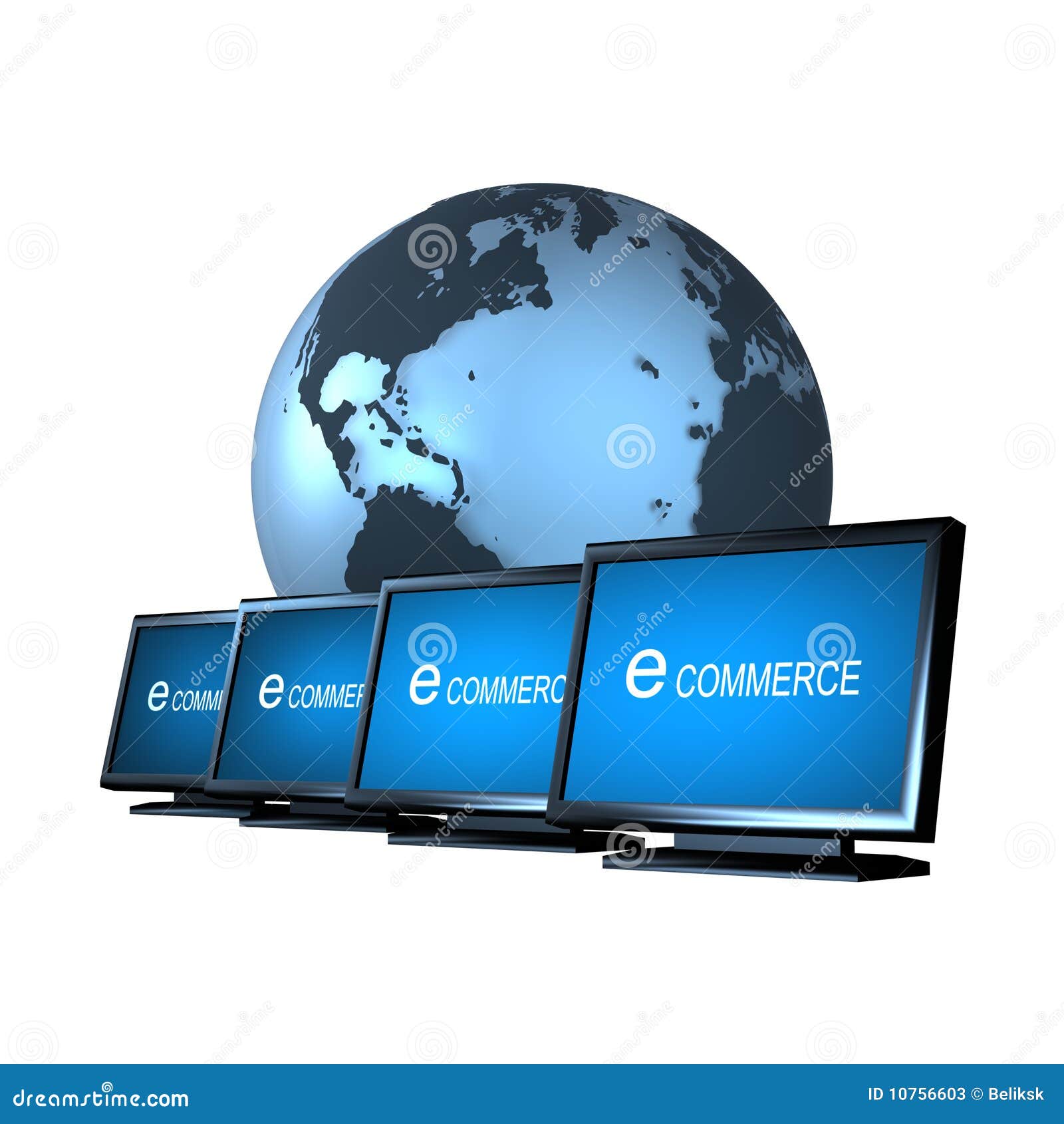 E-commerce World Map Stock Image | CartoonDealer.com #632017