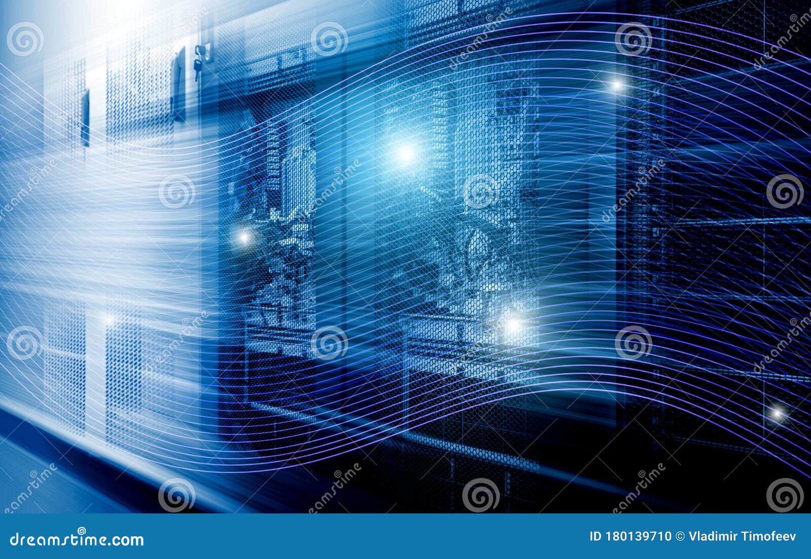 E Concept of High-speed Information Technologies, Digital Streams Move ...