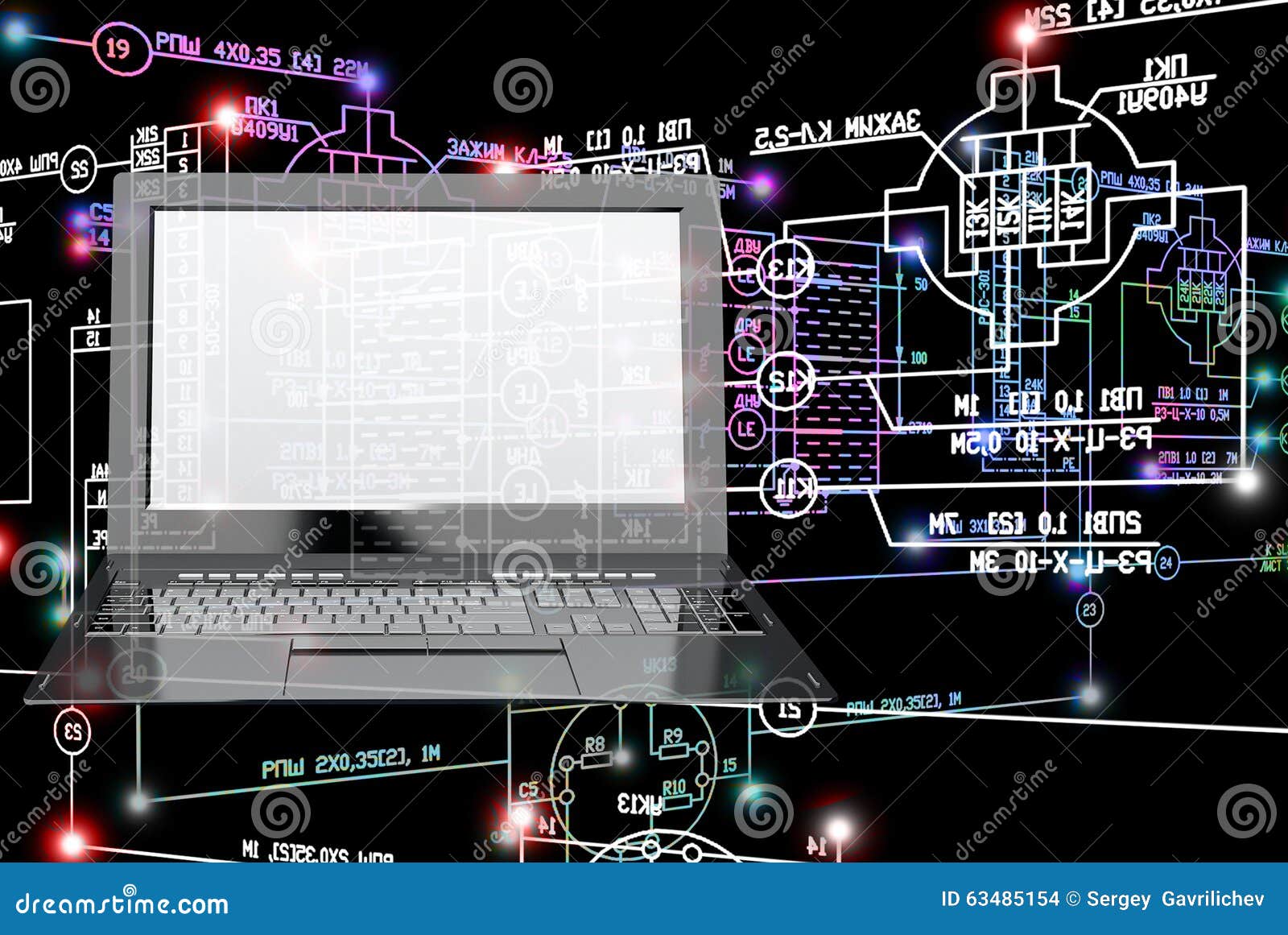 E-connection Engineering Technology. Stock Photo - Image of global ...