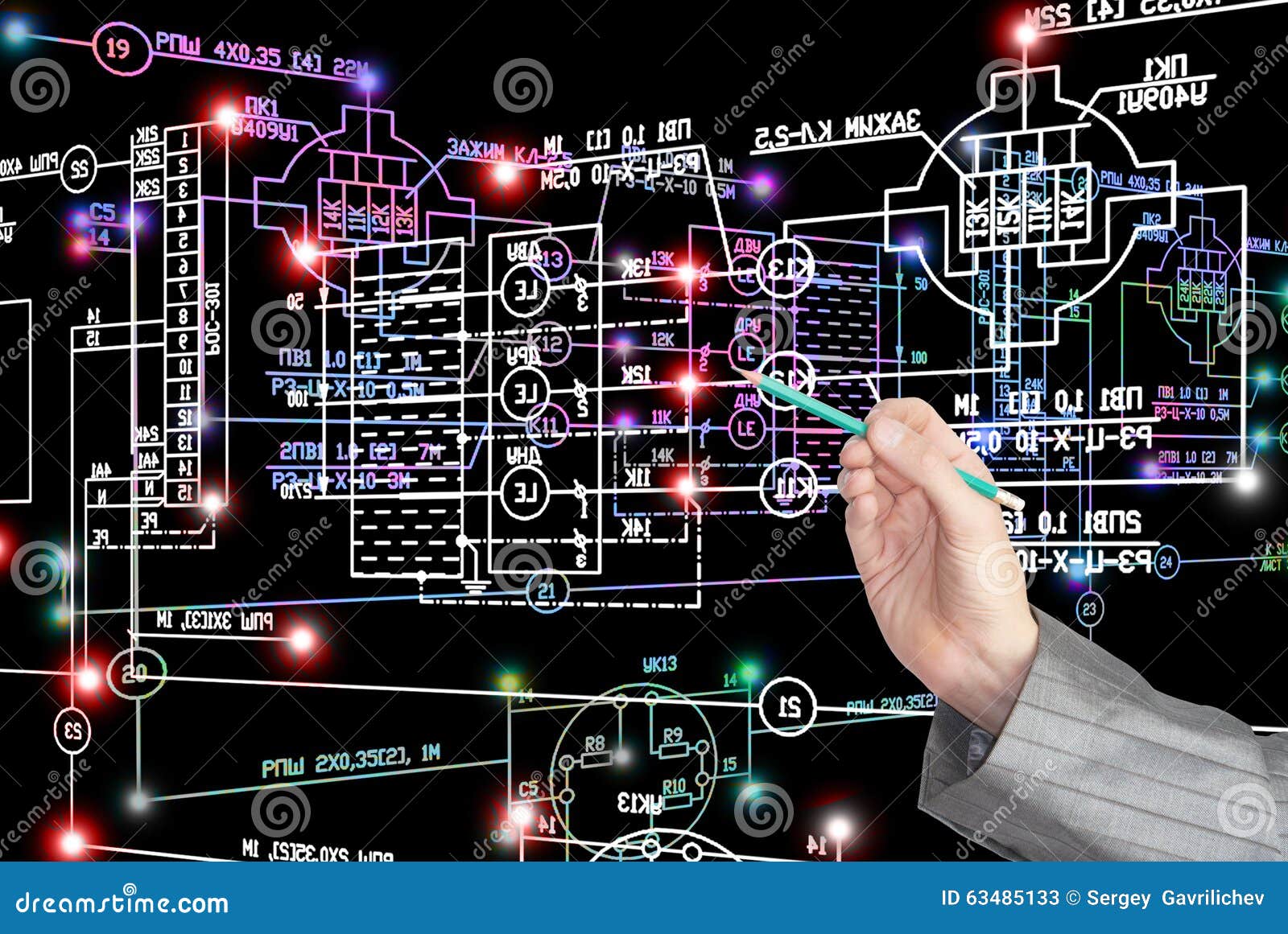 E-connection Engineering Technology. Stock Image - Image of engineering ...