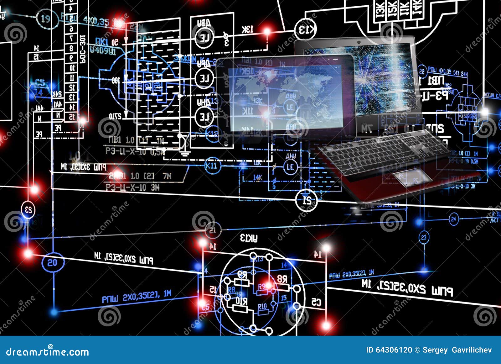 E-designing Engineering Technology. Stock Photo - Image of blue ... E-designing Engineering Technology. Stock Photo - Image of blue ...