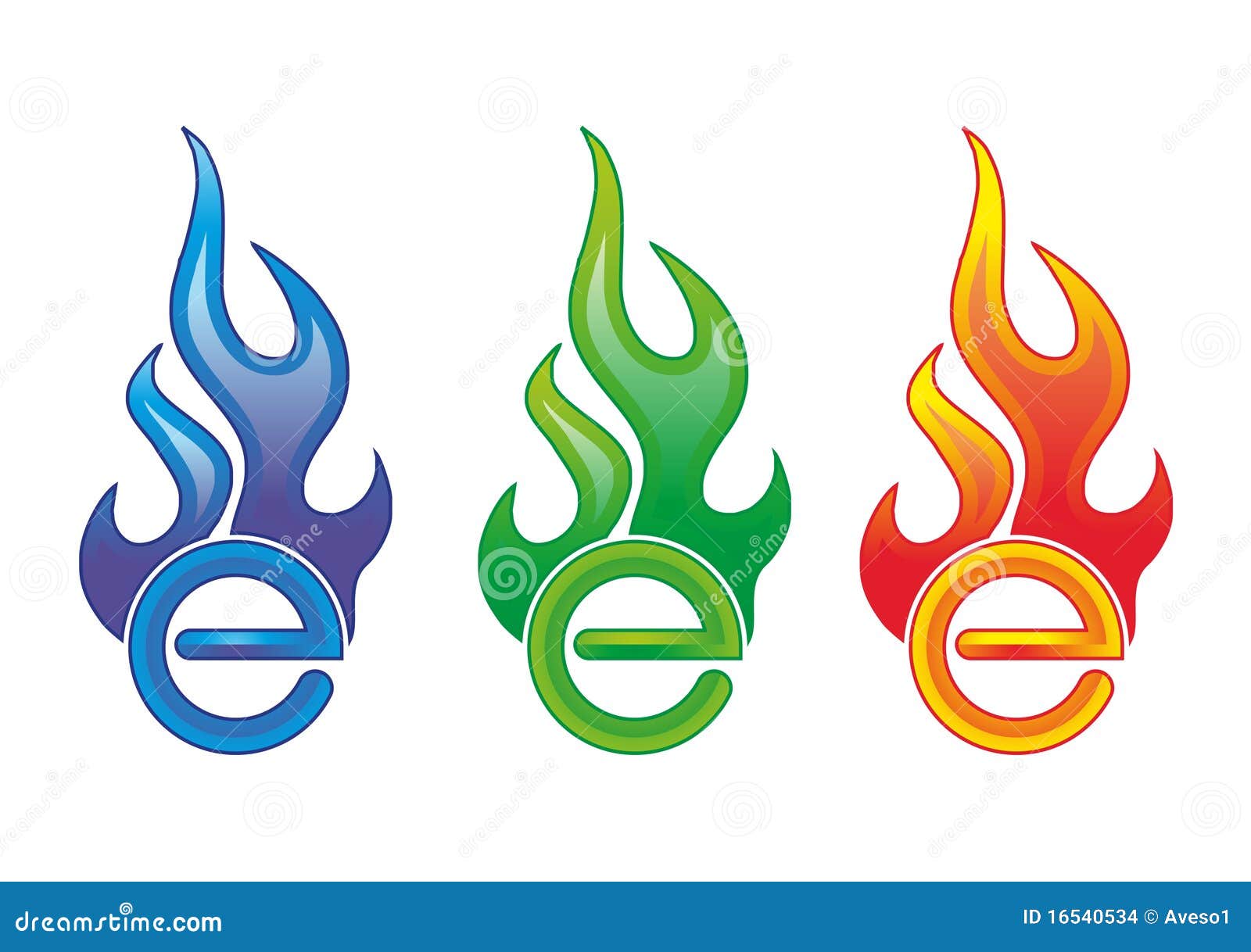 E on fire stock vector. Illustration of print, decorative - 16540534
