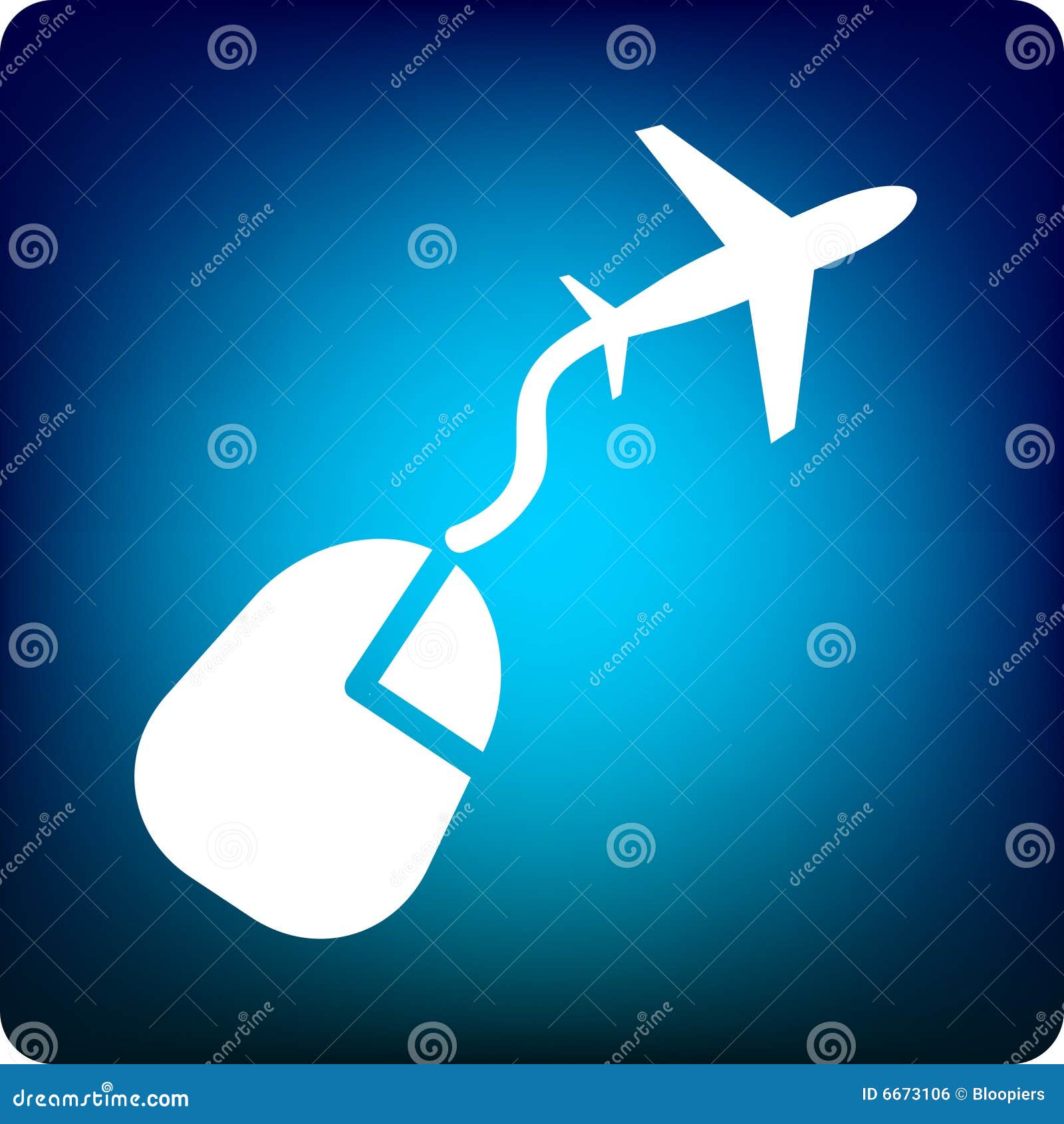 E flight stock vector. Illustration of technology, travel - 6673106