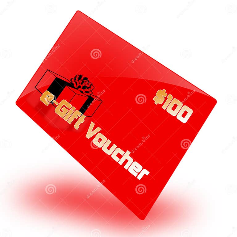 E-Gift Voucher stock illustration. Illustration of vouchers - 5752808
