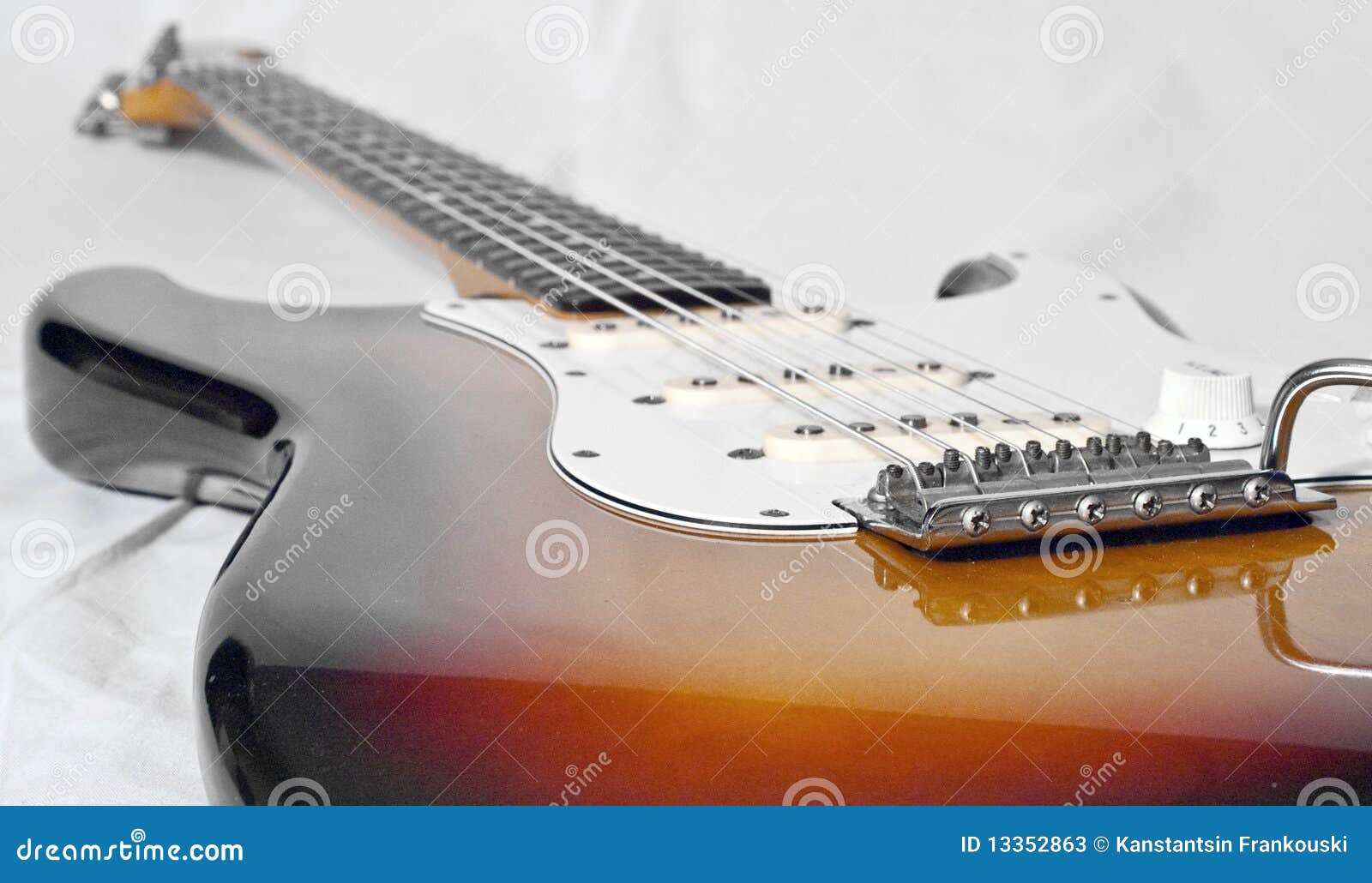 E-guitar stock image. Image of shape, wood, equipment - 13352863