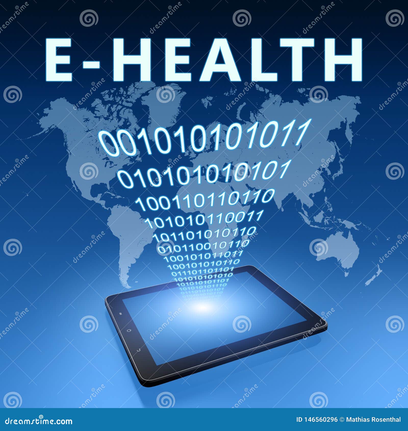 E-Health stock illustration. Illustration of telemedicine - 146560296