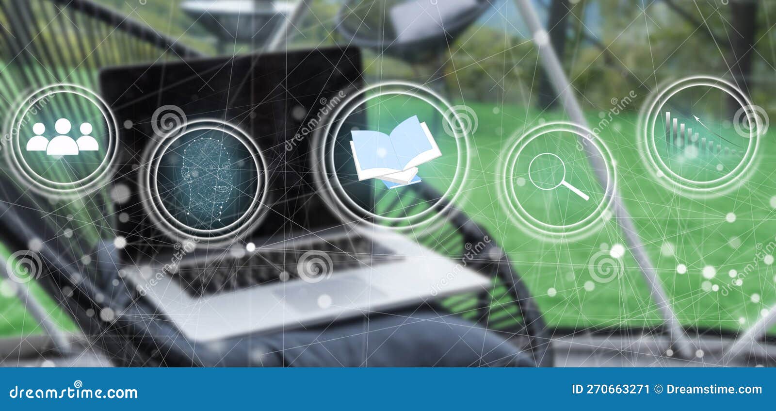 E-learning Education Internet Technology Webinar Online Courses Concept ...