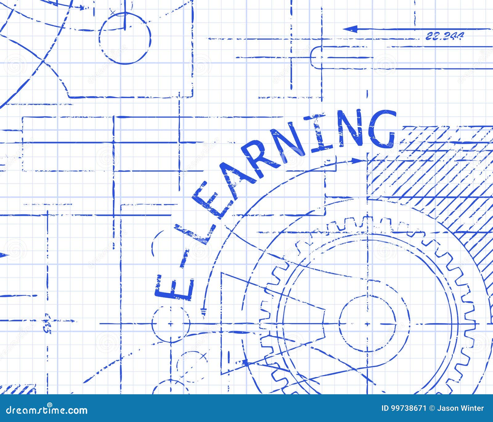 E Learning Graph Paper Machine Stock Illustrations – 4 E Learning Graph ...
