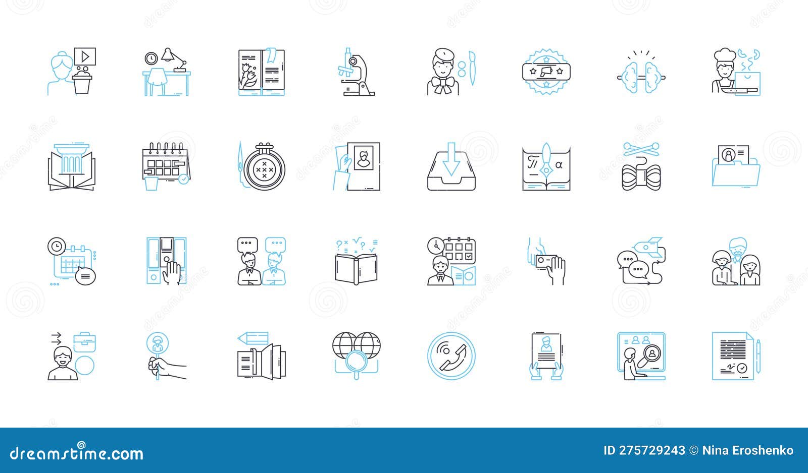 Courseware Icon, Black Vector Sign With Editable Strokes, Concept ...