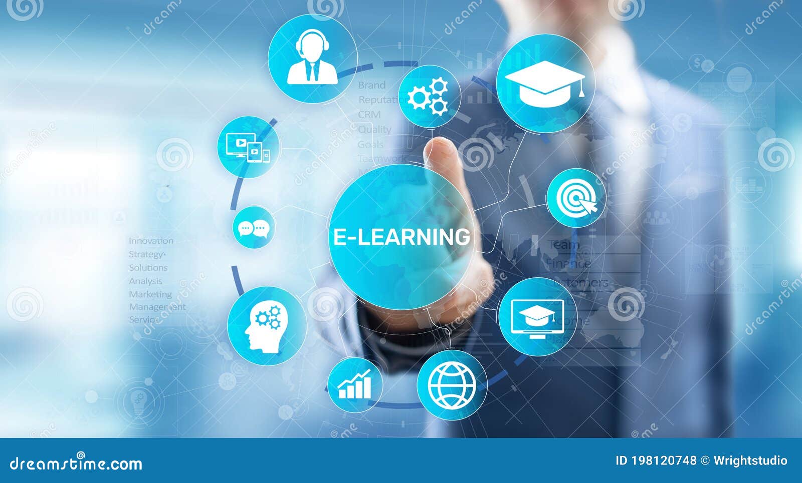 E-learning, Online Education, Internet Studying. Business, Technology ...