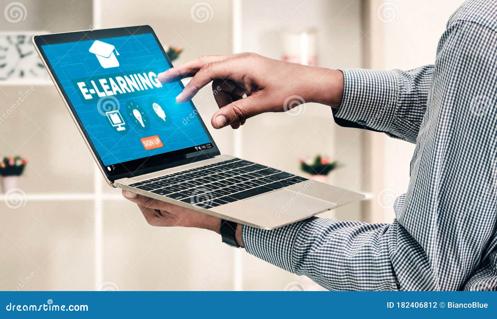 E-learning for Student and University Concept Stock Photo - Image of ...