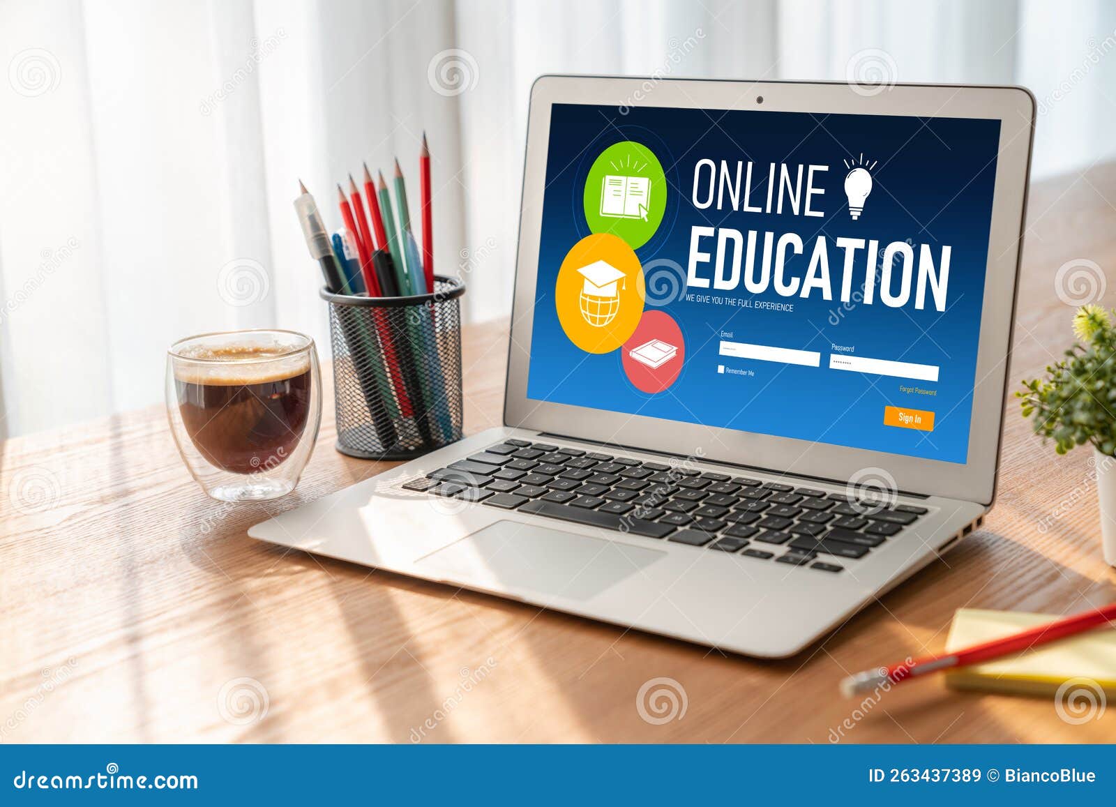 E-learning Website with Modish Sofware for Student To Study on the ...