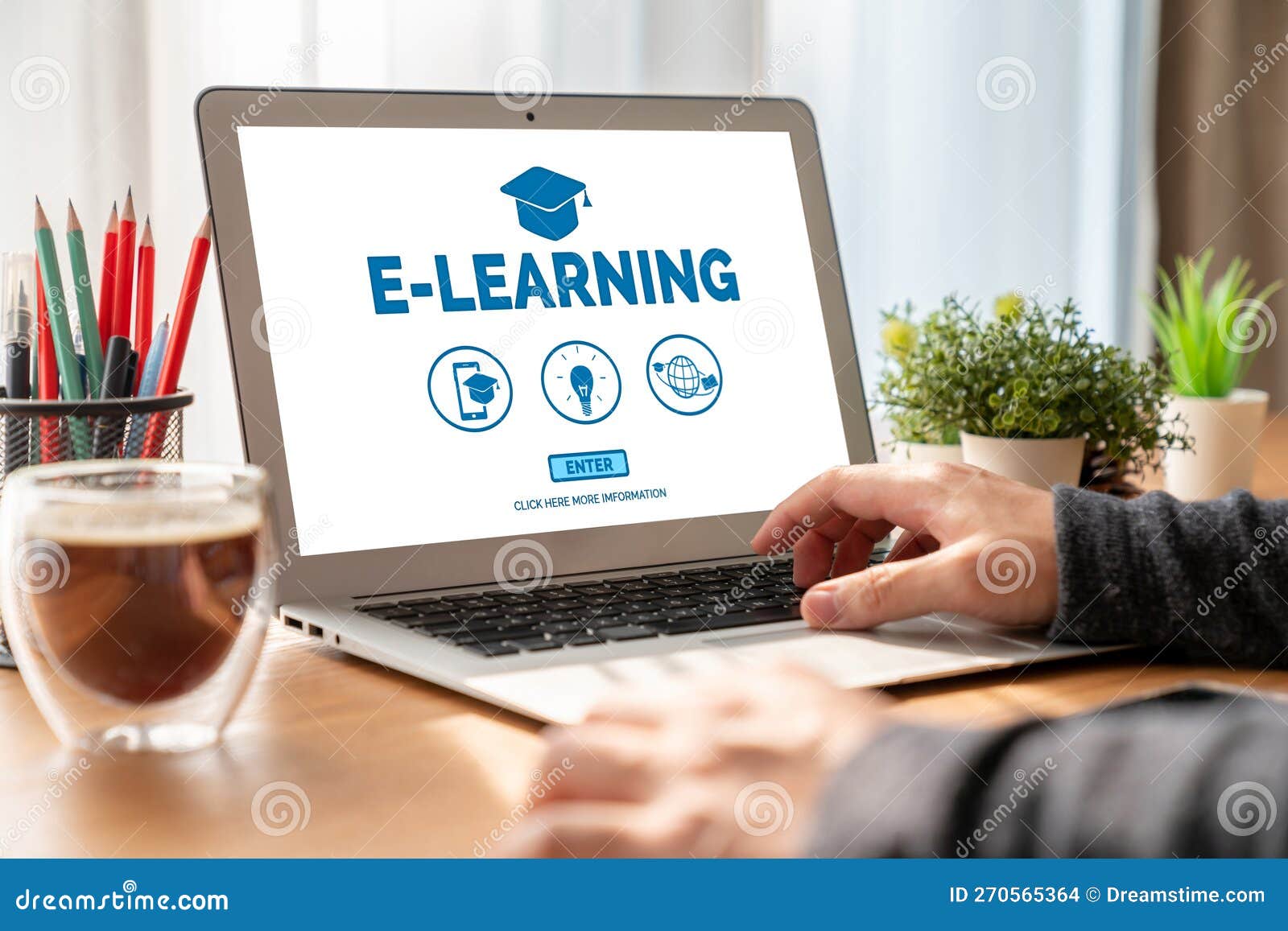 E-learning Website with Modish Sofware for Student To Study on the ...