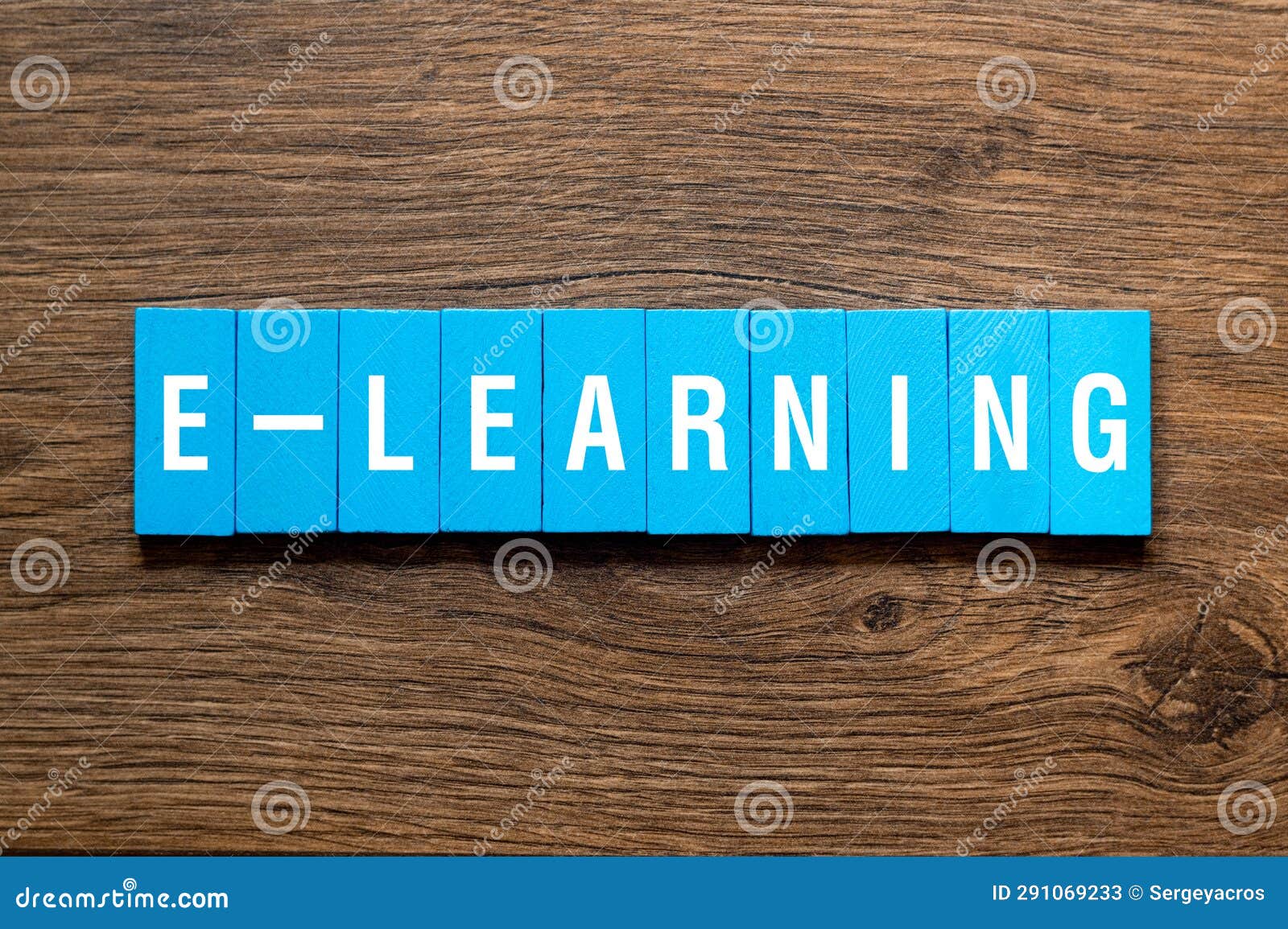 E - Learning - Word Concept on Building Blocks, Text Stock Image ...