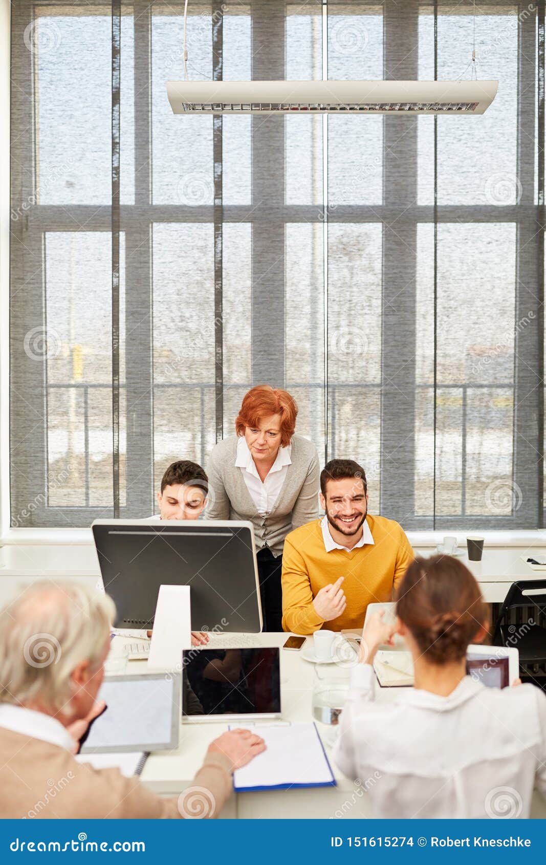 E-learning Workshop in Office Stock Photo - Image of advice, workshop ...