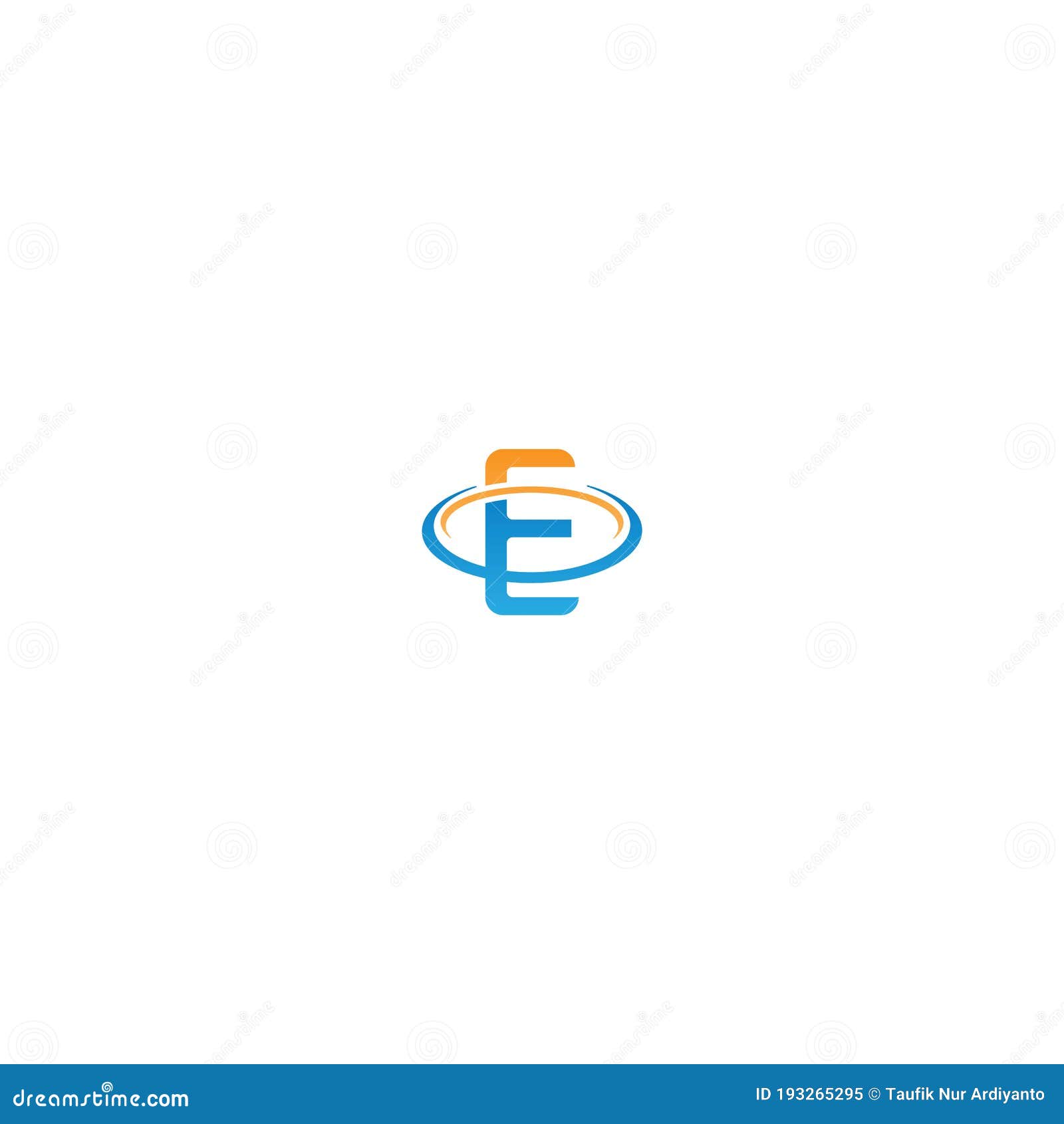 E Letter Circle Logo, Concept Letter E + Icon Circle Illustration Stock ...
