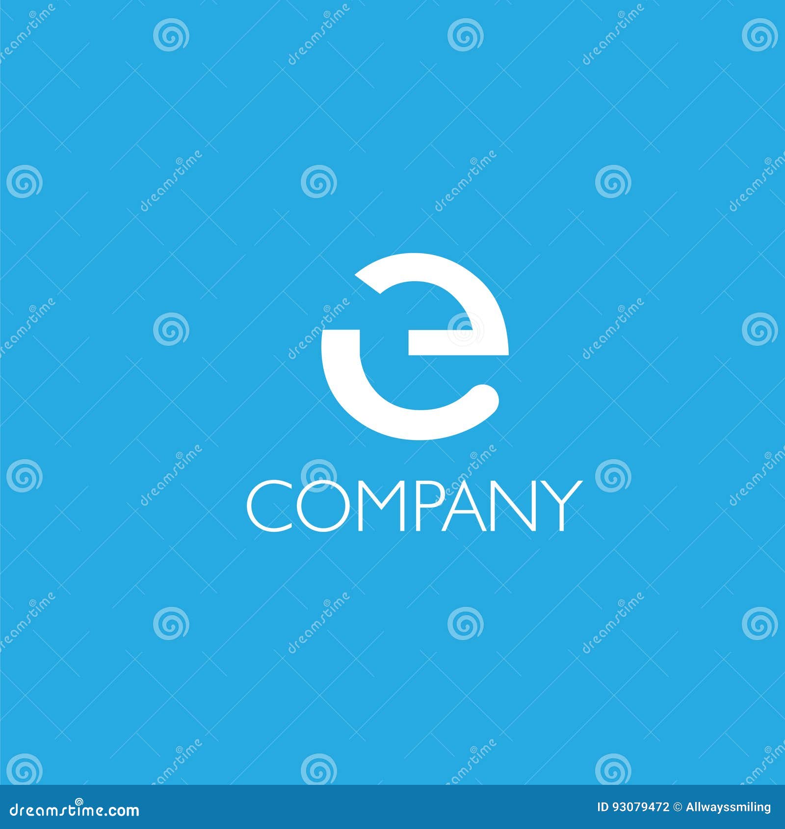E letter company Logo stock vector. Illustration of elements - 93079472