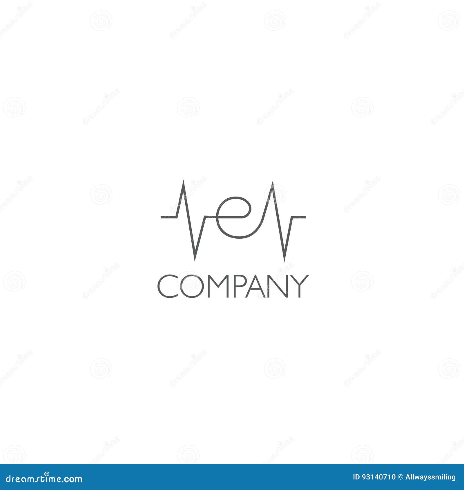 E letter company Logo stock vector. Illustration of simple - 93140710