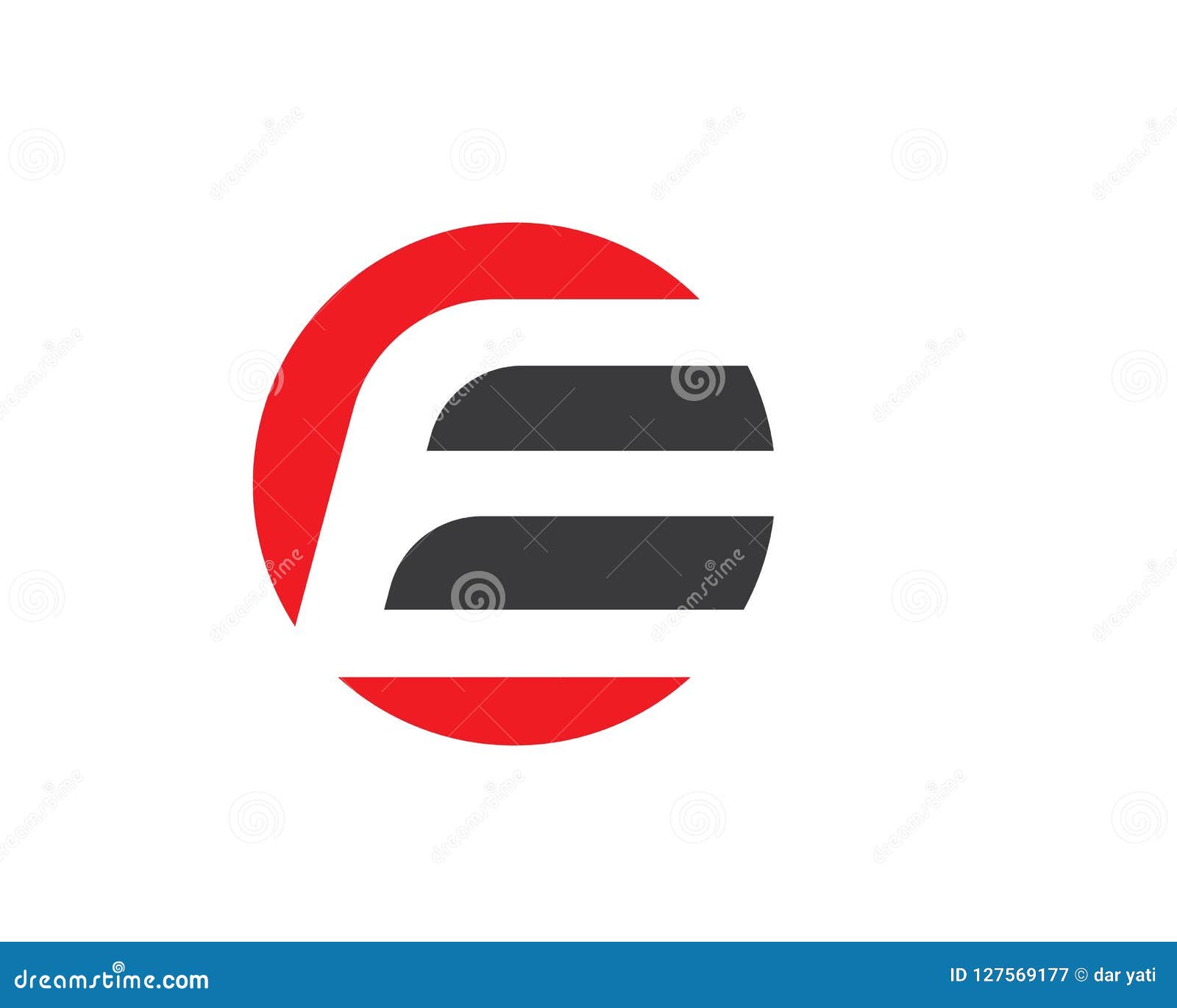 E letter design stock vector. Illustration of isolated - 127569177