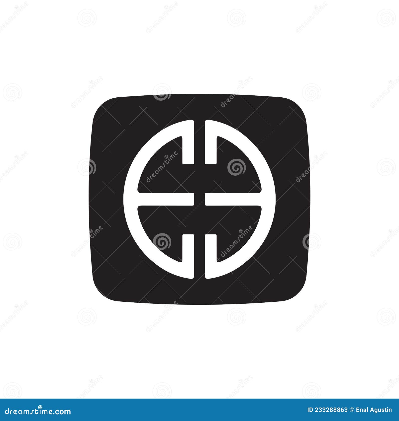 E Letter Initial App Logo Design Stock Vector - Illustration of ...