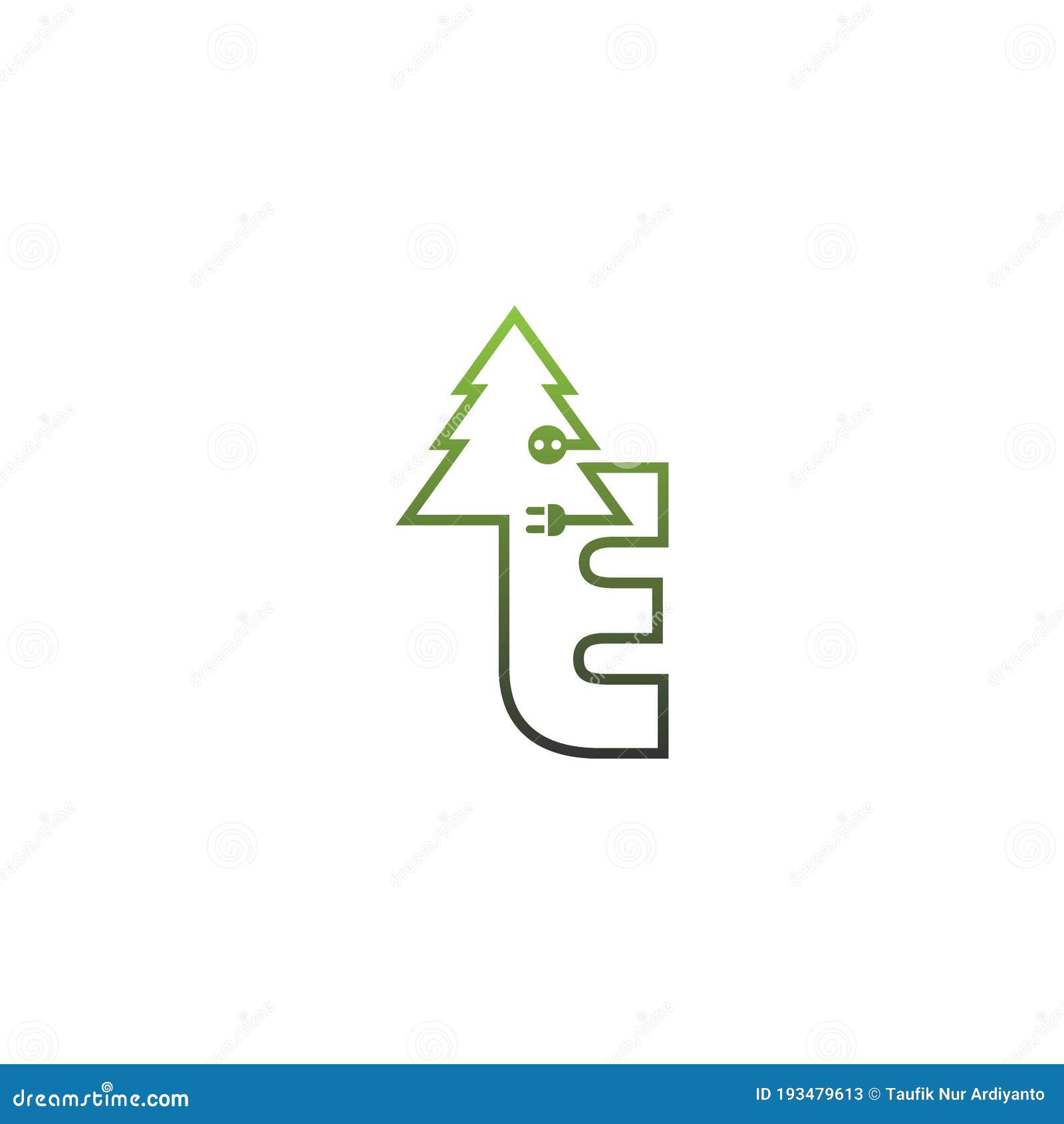 E Letter Tree Logo, Concept Letter E + Icon Tree Vector Stock Vector ...