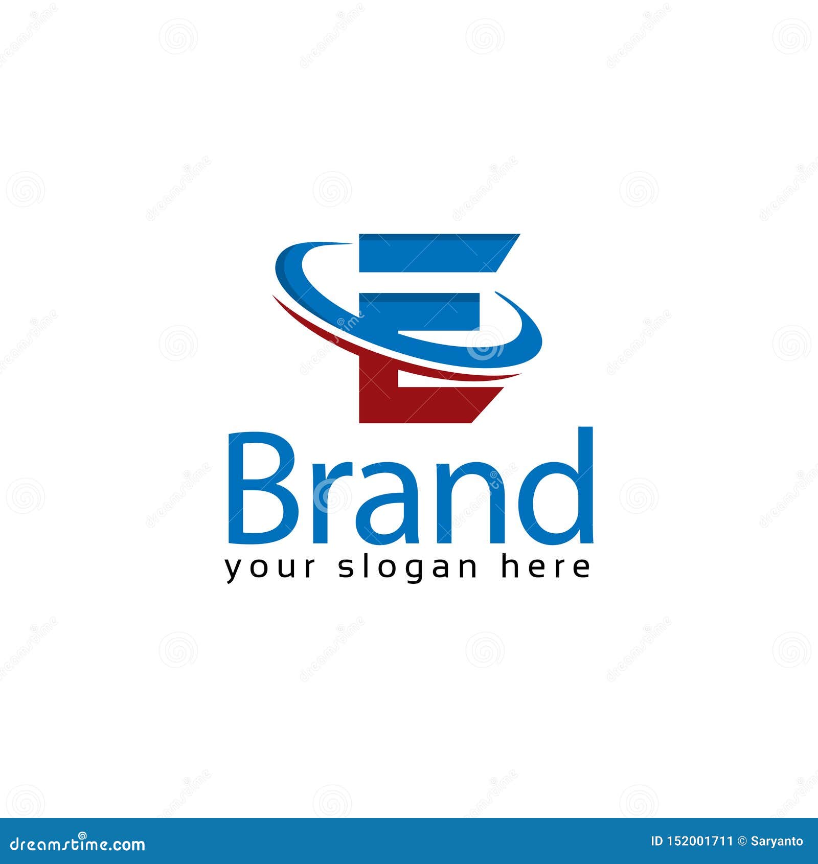 Letter E Stock Logo,.Swoosh Logo. E Initial Stock Vector - Illustration ...