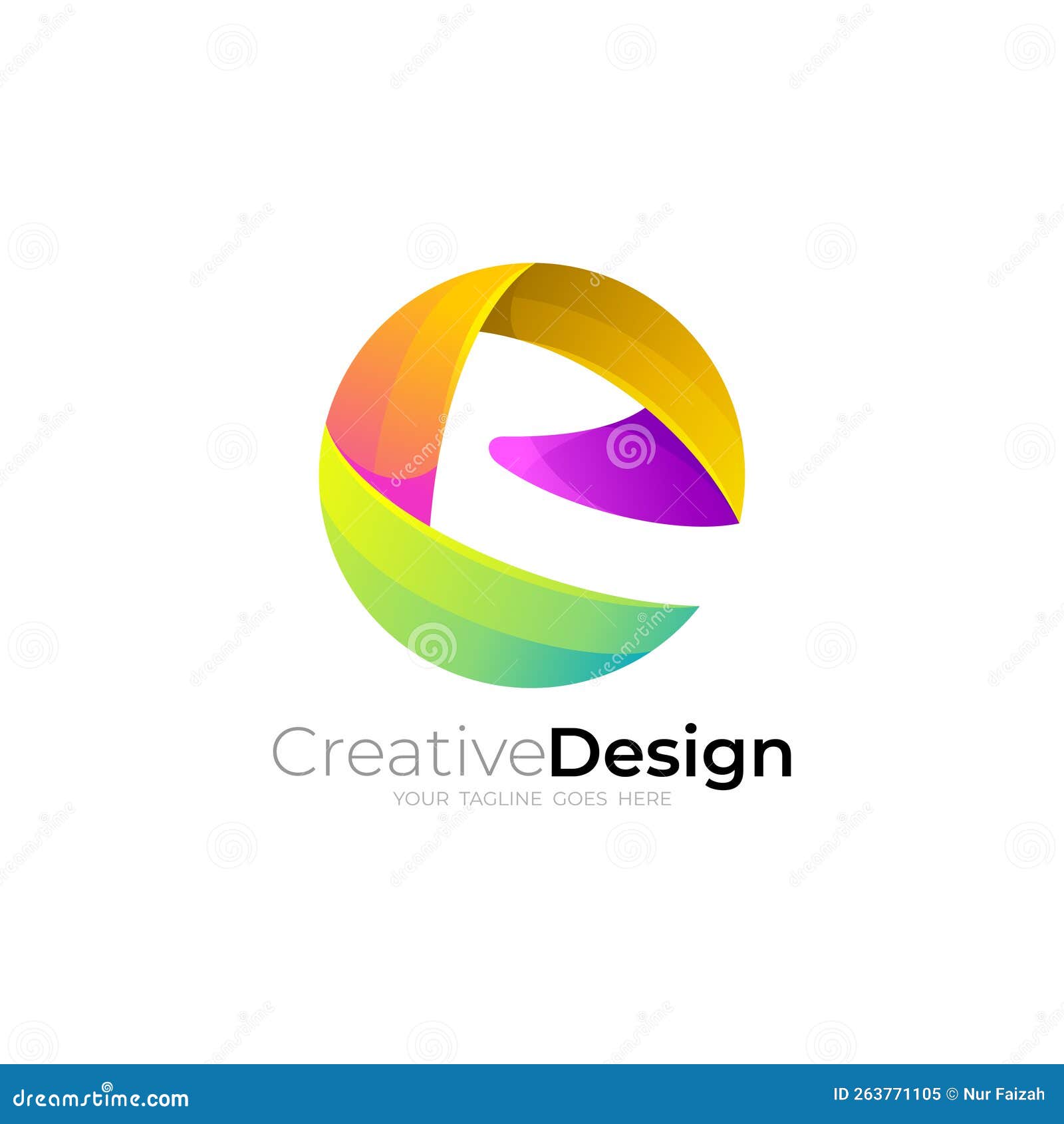 E Logo with Circle Design Vector, Earth Logos Stock Vector - Illustration of typography ...