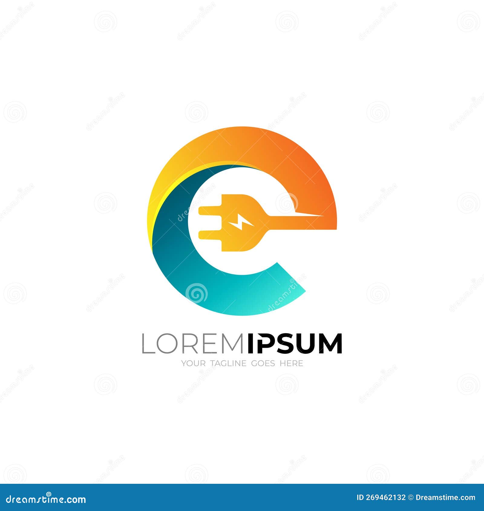 E Logo and Electric Design Vector, Letter E Icon, Technology Stock ...