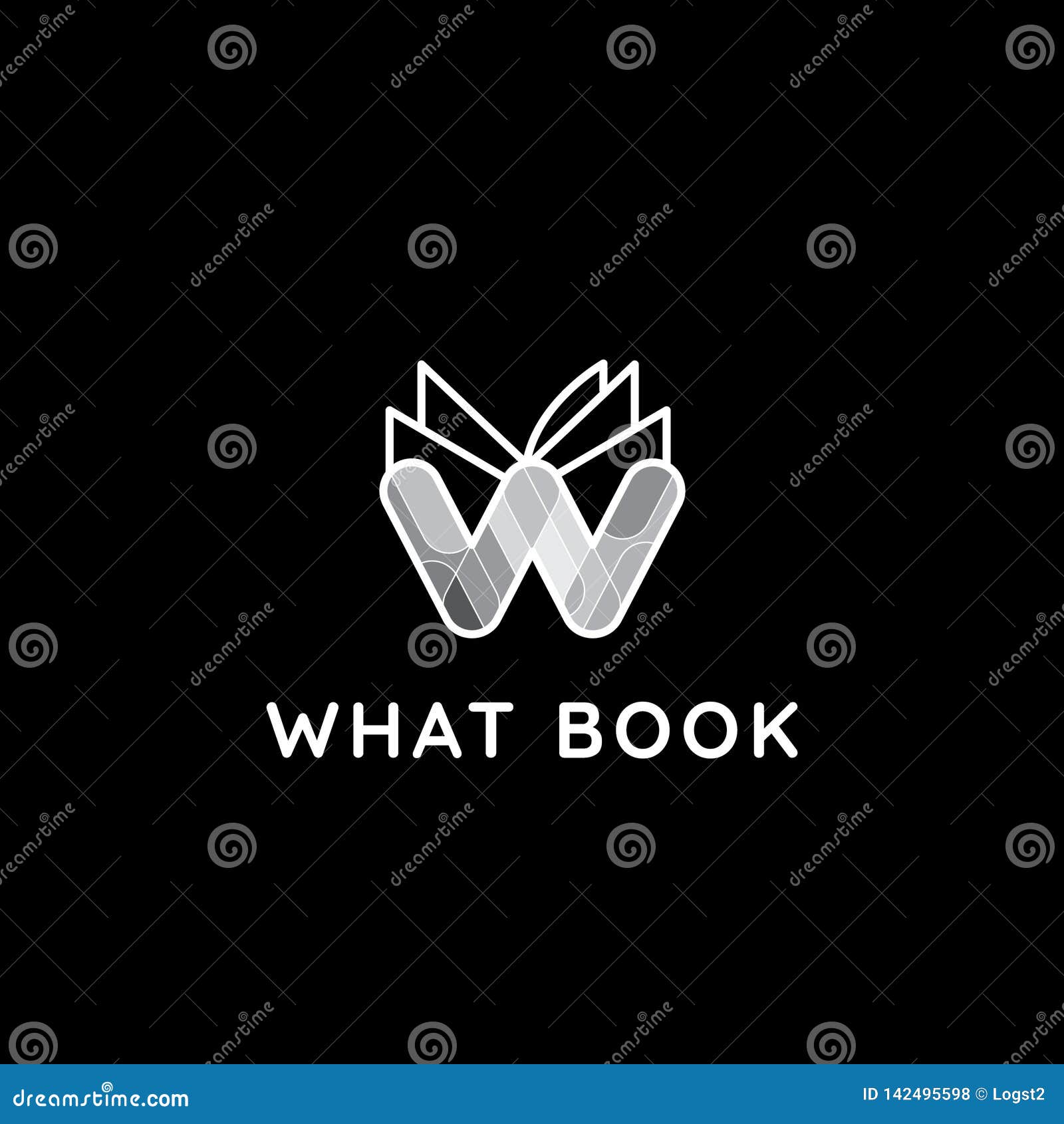 E Logotipo del libro ilustración del vector. Ilustración de insignias ...