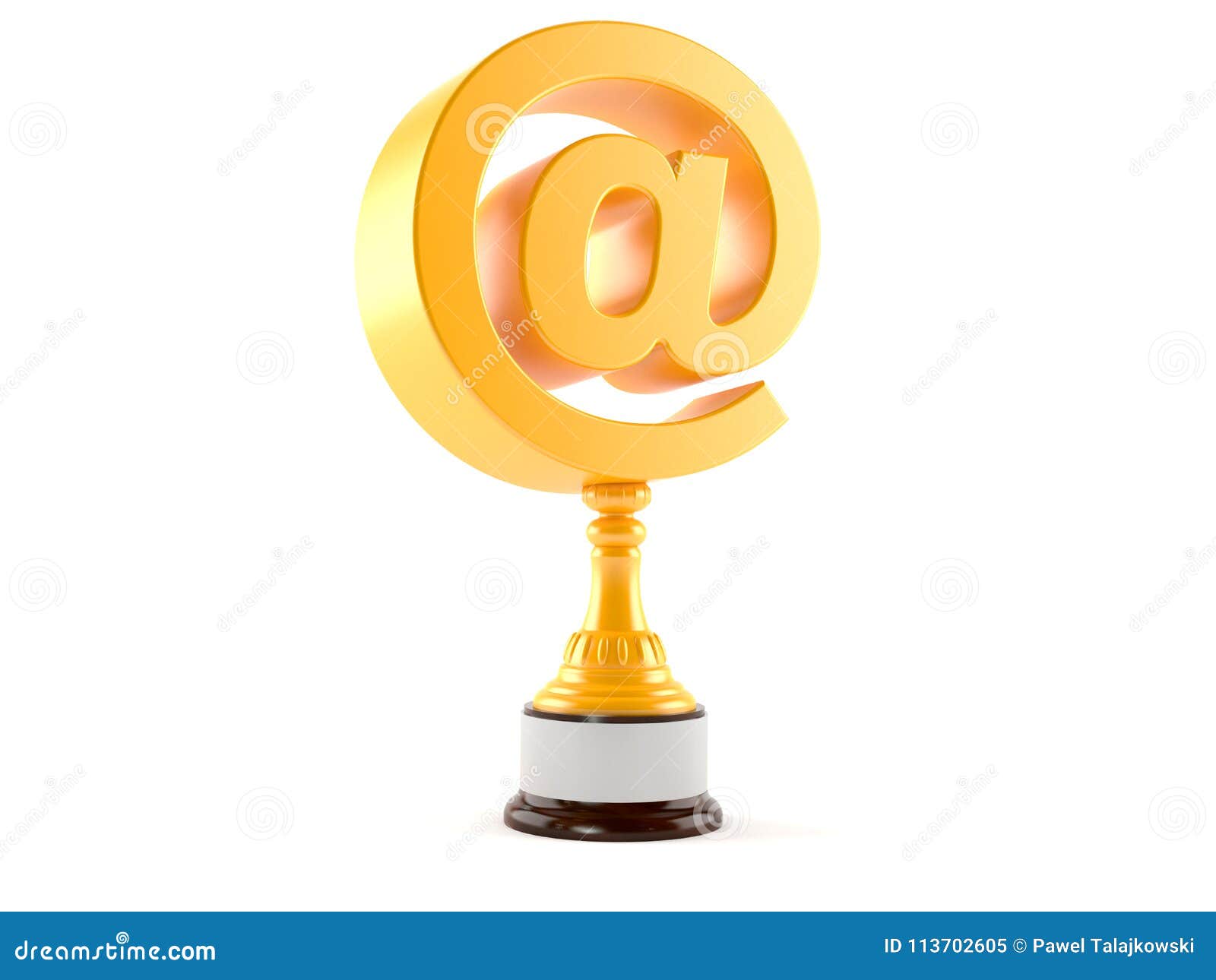 E-mail award stock illustration. Illustration of place - 113702605
