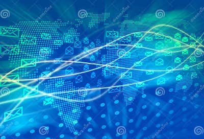 E-mail Background stock illustration. Illustration of look - 21551423