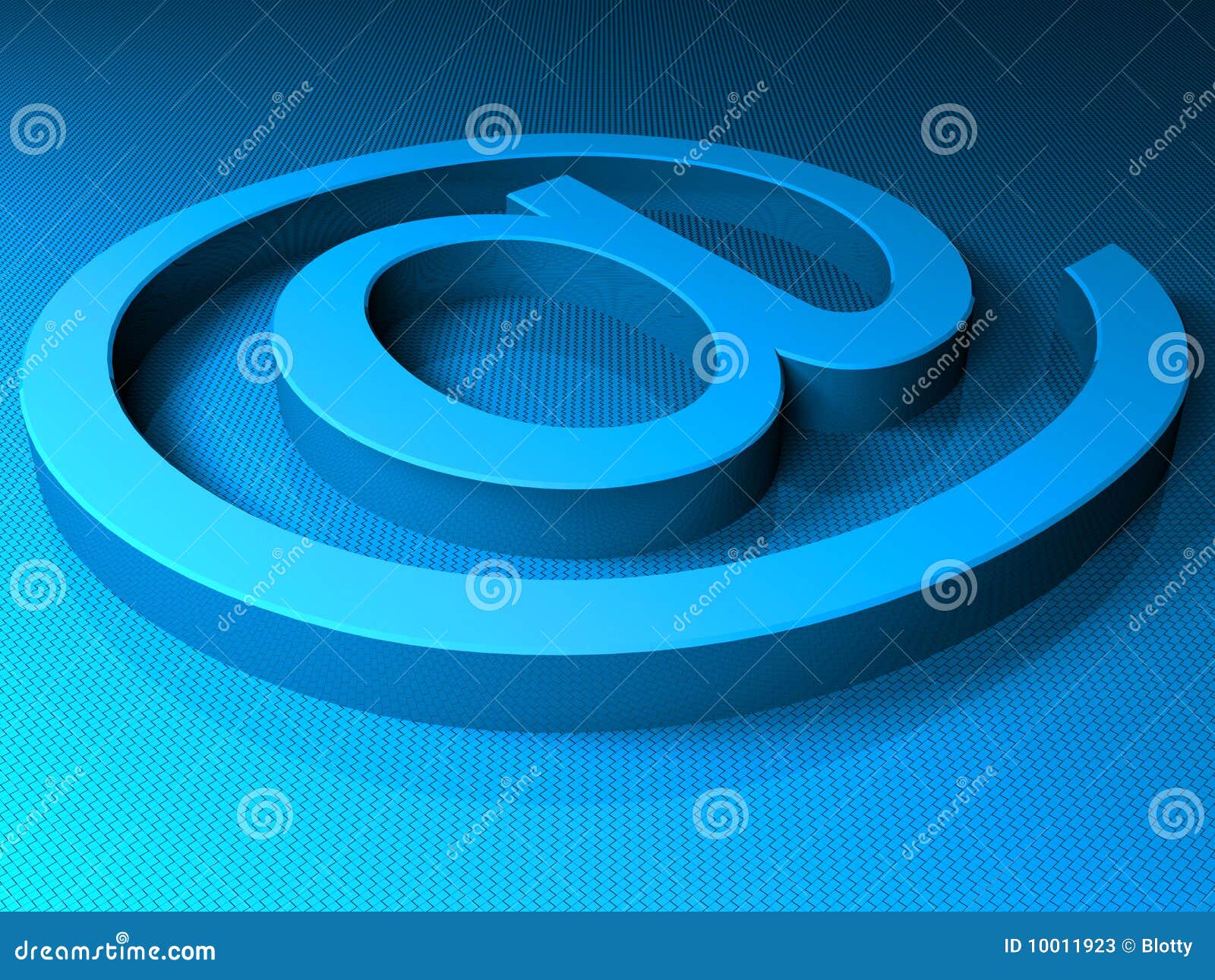 E-mail blue sighn stock illustration. Illustration of metallic - 10011923