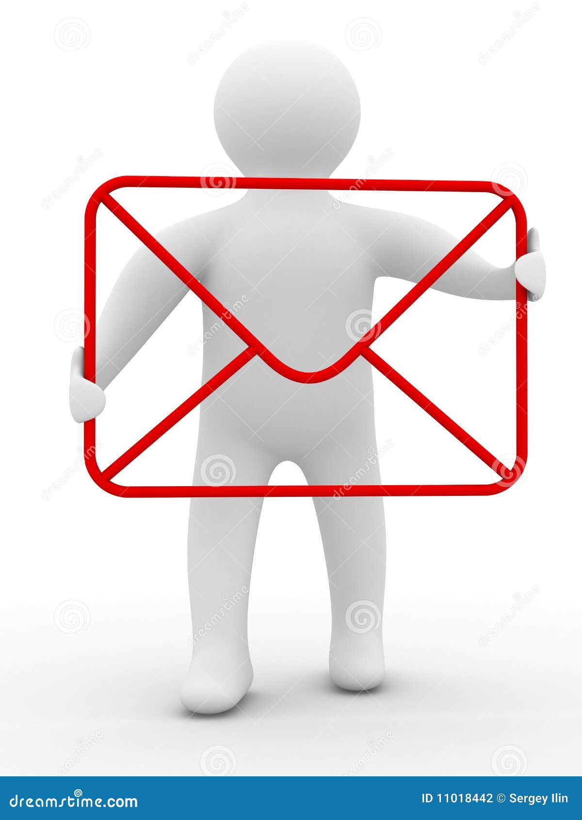 You Got Mail Concept Idea Good Hand Sign Language Pop Up From Mail ...